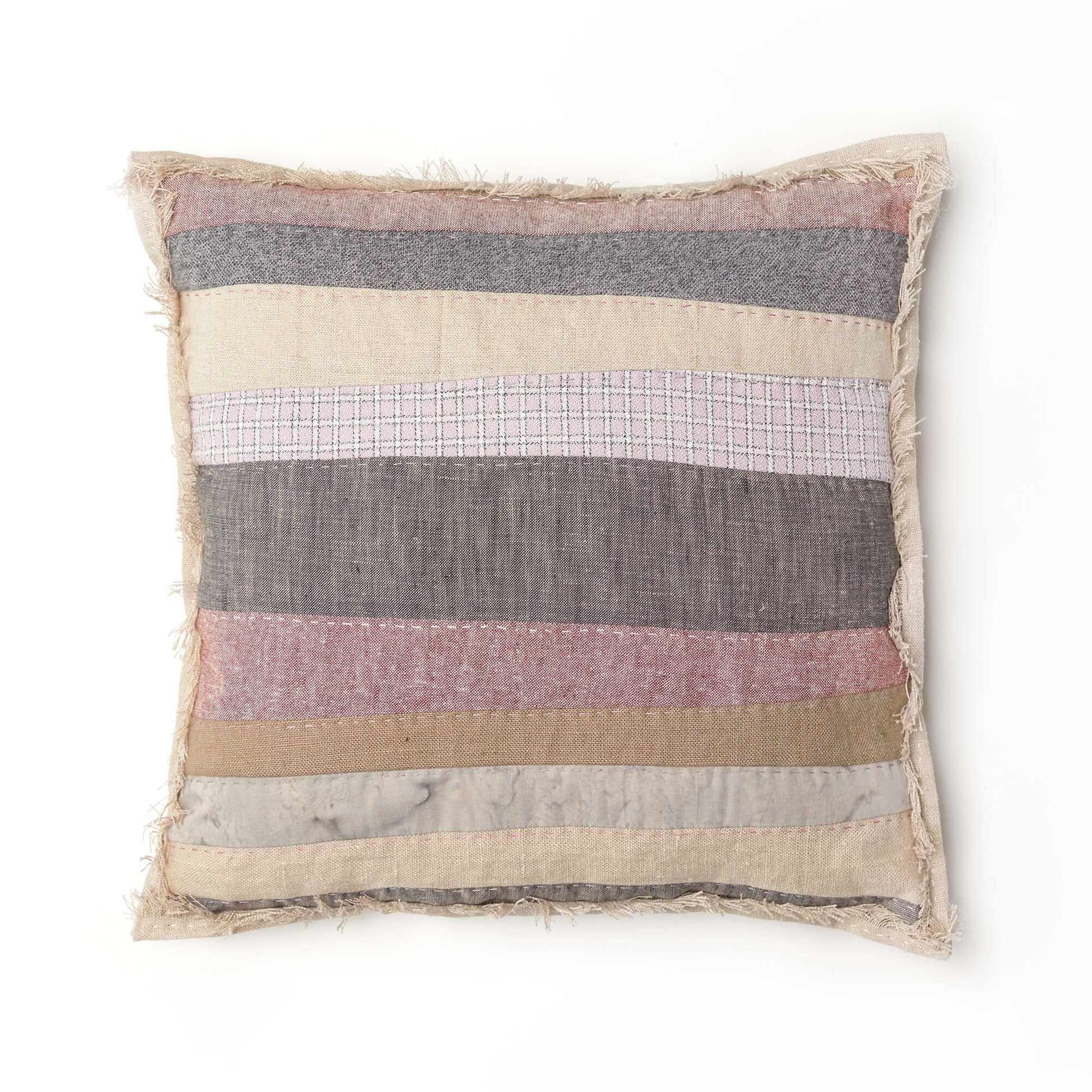 Free Easy Coats & Clark Stripe Pieced Pillow Sewing Pattern ...