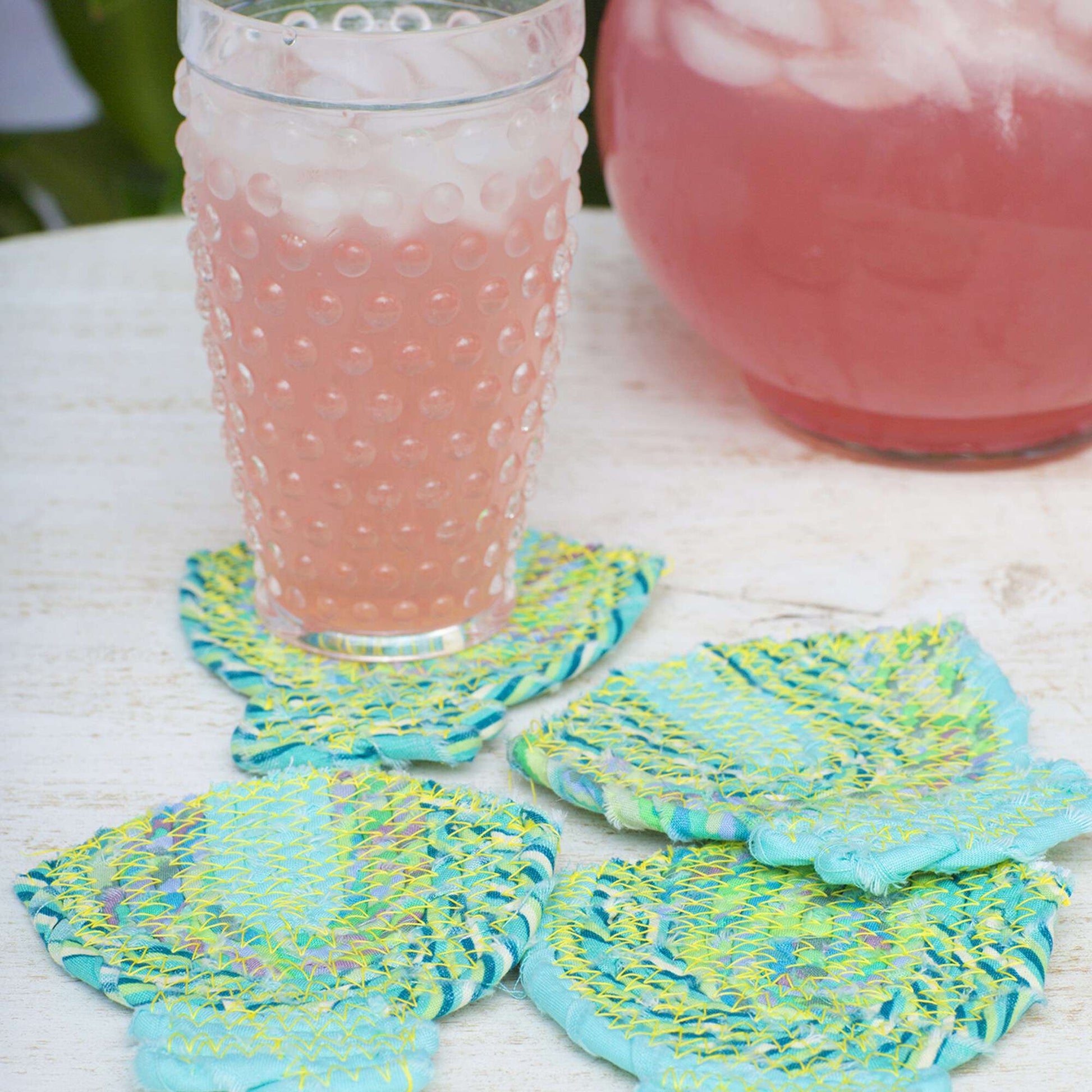 Free Beginner Coats & Clark Sea Shell Coasters Sewing Pattern ...