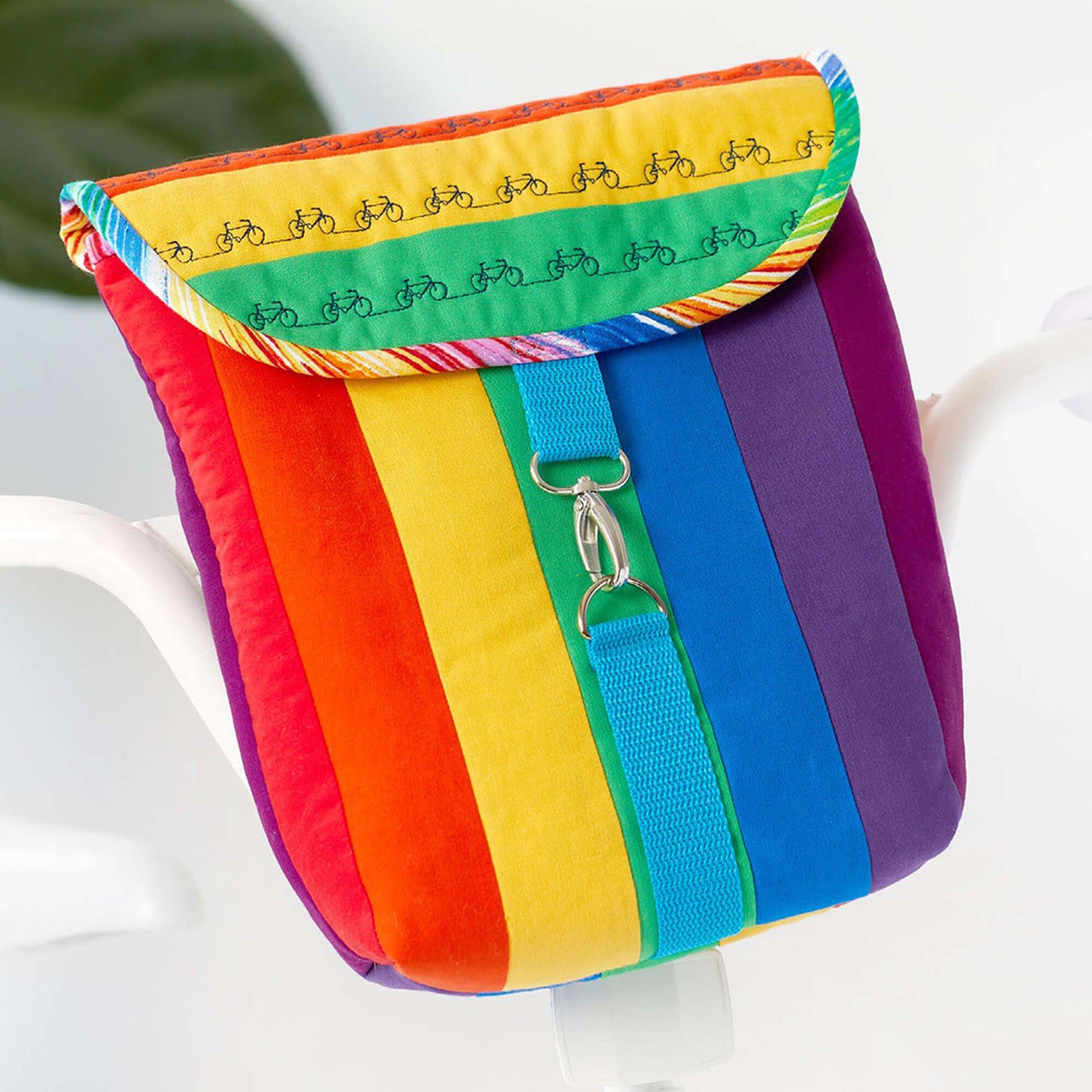Coats & Clark Rainbow Bike Bag | Yarnspirations
