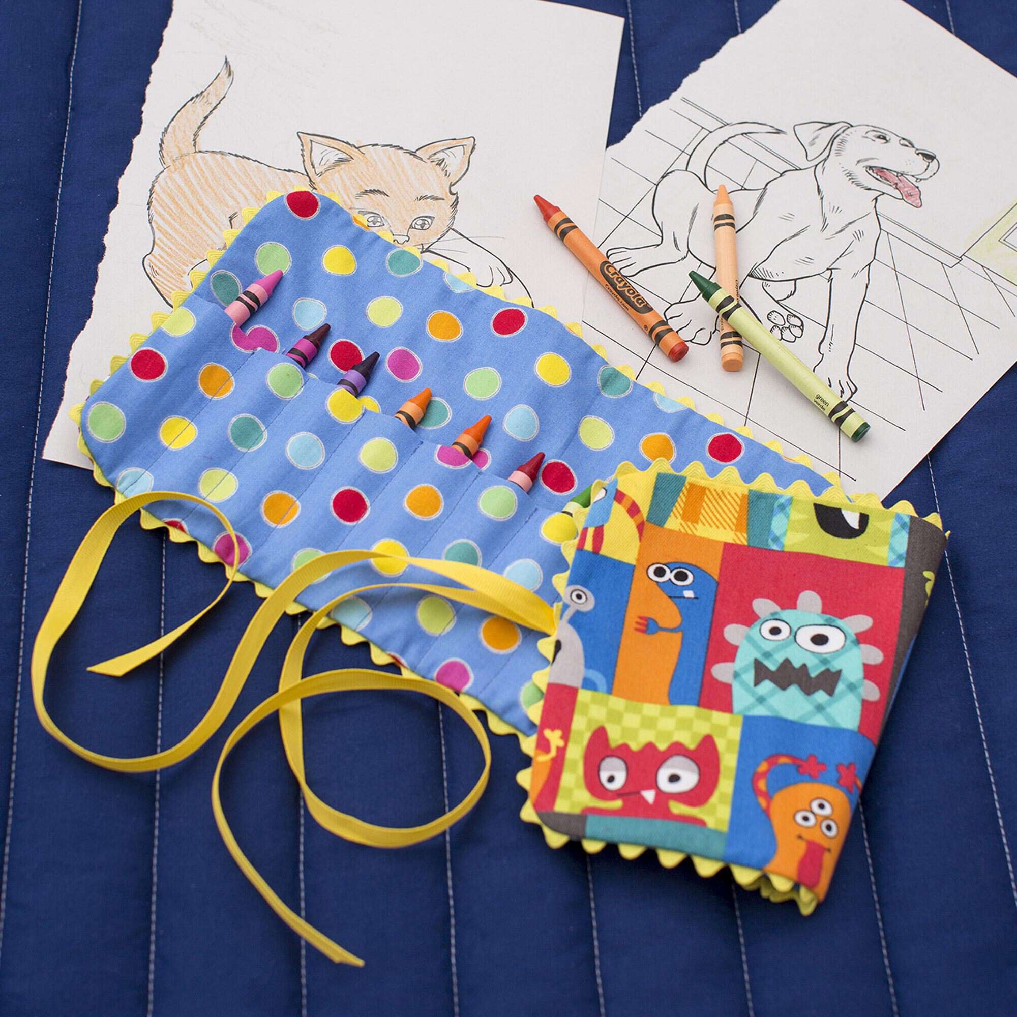 Free Beginner Coats & Clark Write On! Crayon Wrap Sewing Pattern ...