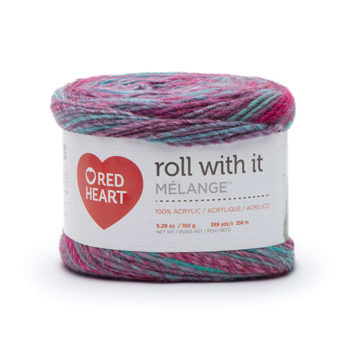 Red Heart Roll With It Melange Yarn | Yarnspirations