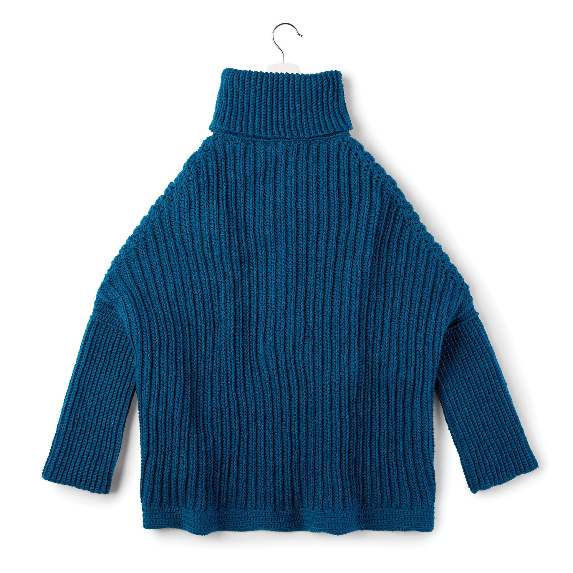 Free Patons Wrapover Swoncho Crochet Pattern | Yarnspirations