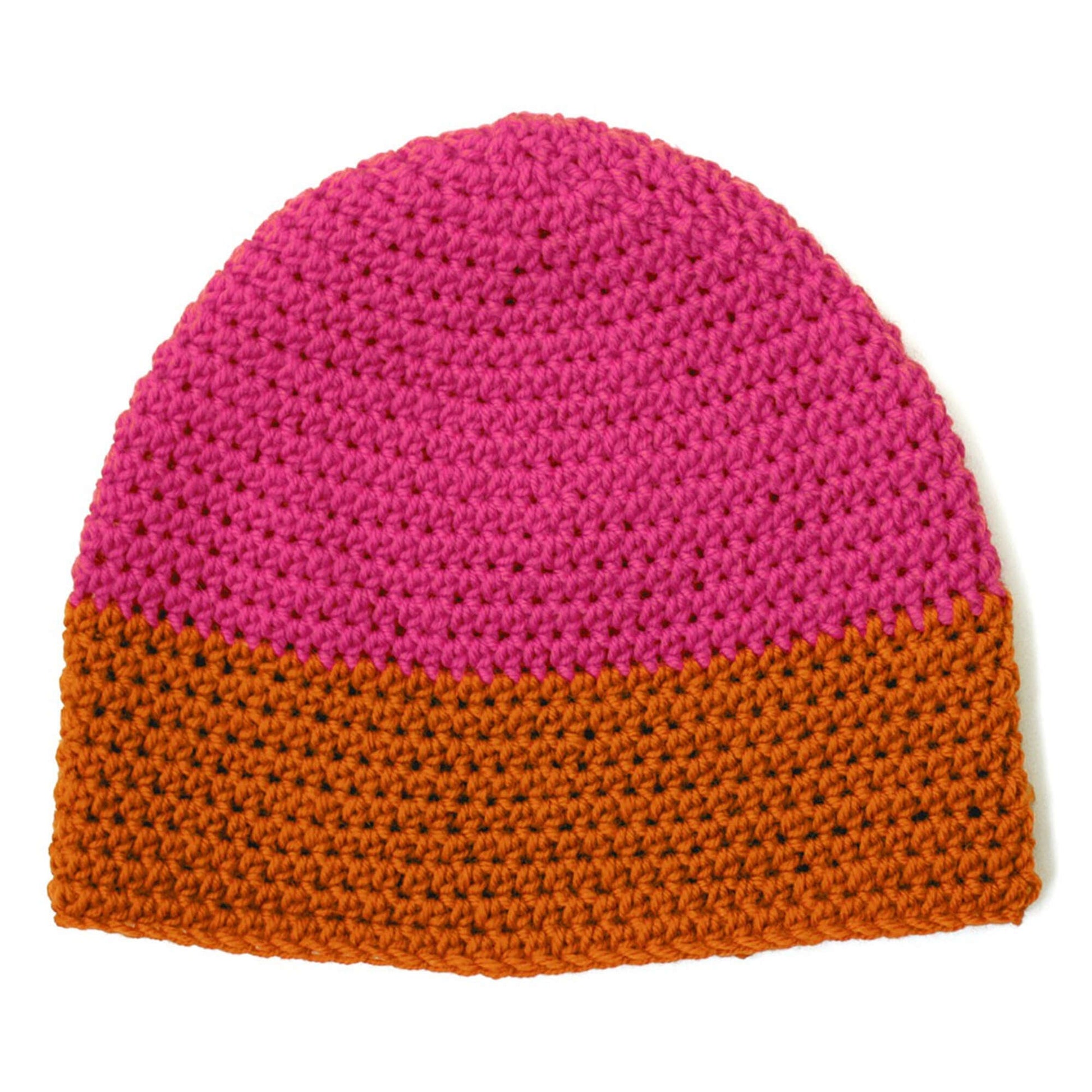 Free Beginner Patons Dipped Striped Hat Crochet Pattern | Yarnspirations