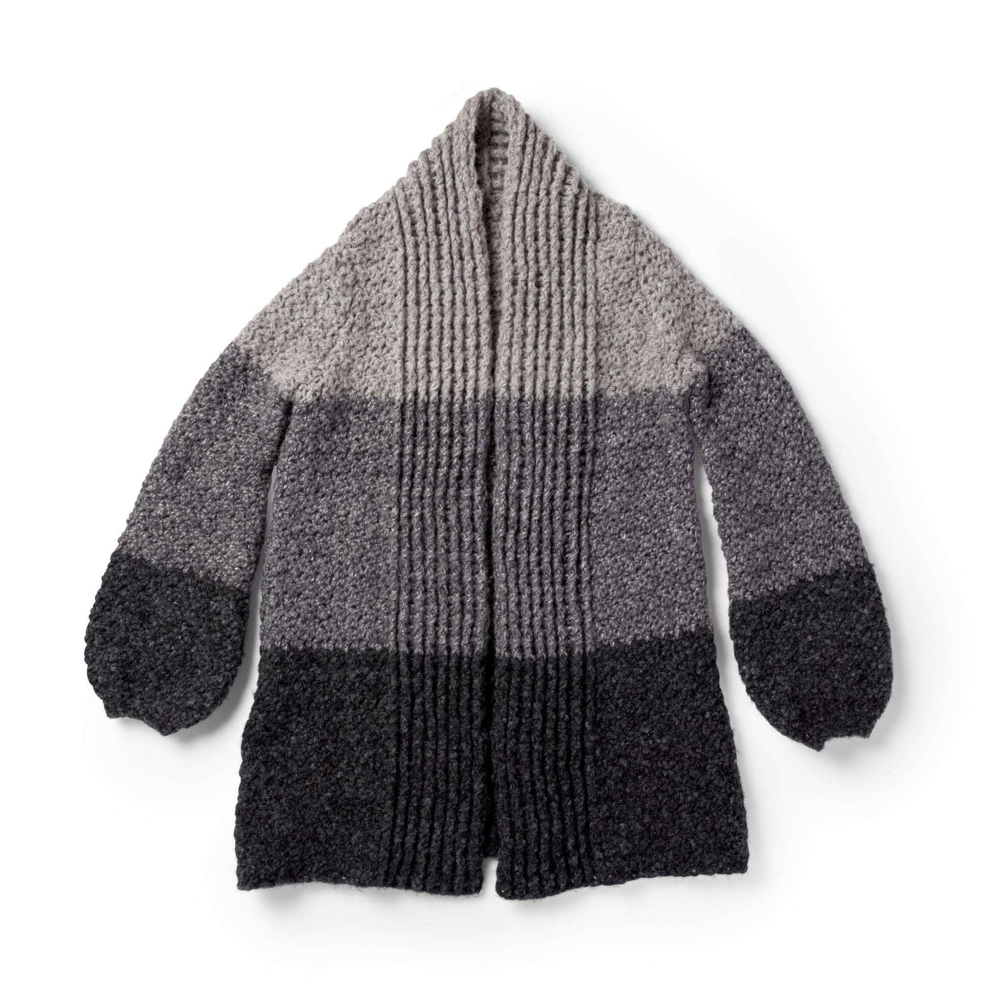 Free Patons Cozy Cardigan Crochet Pattern | Yarnspirations