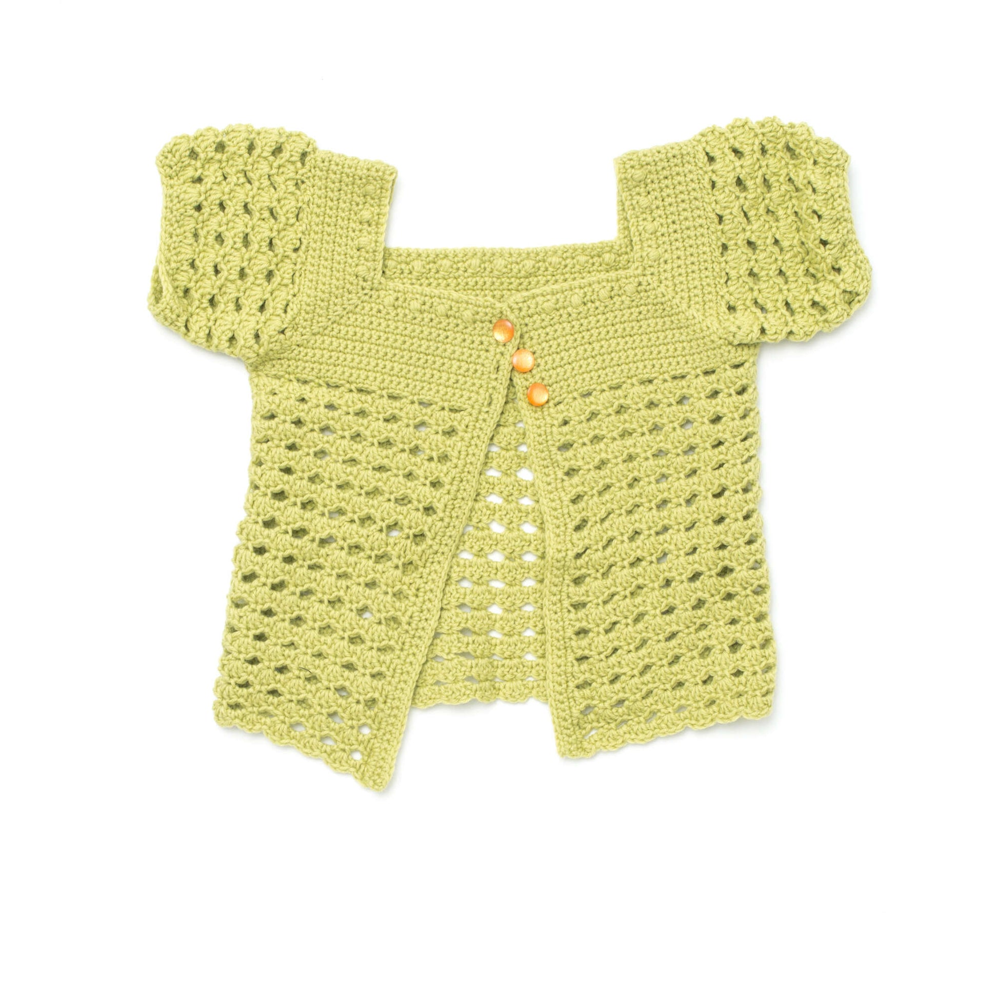 Free Patons Girl's Playground Crochet Cardigan Pattern | Yarnspirations