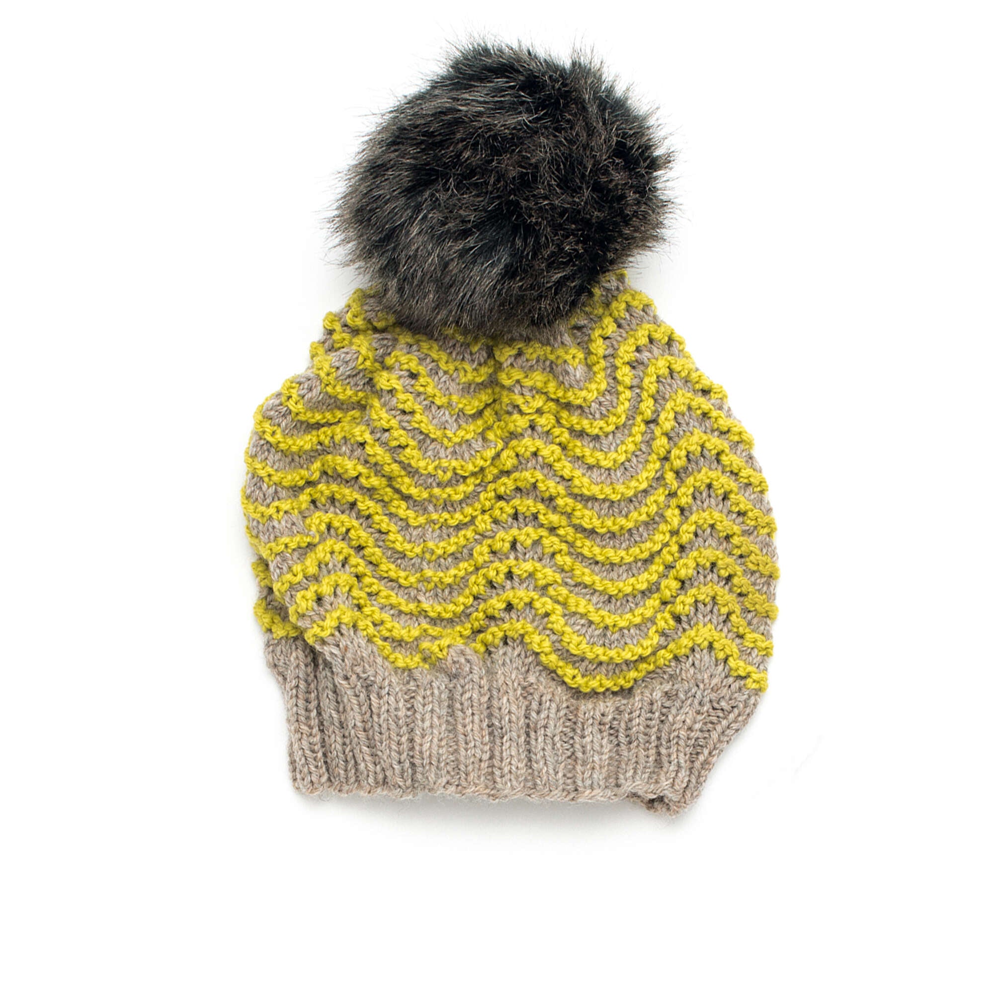 Free Patons Ripple Hat Knitting Pattern | Yarnspirations