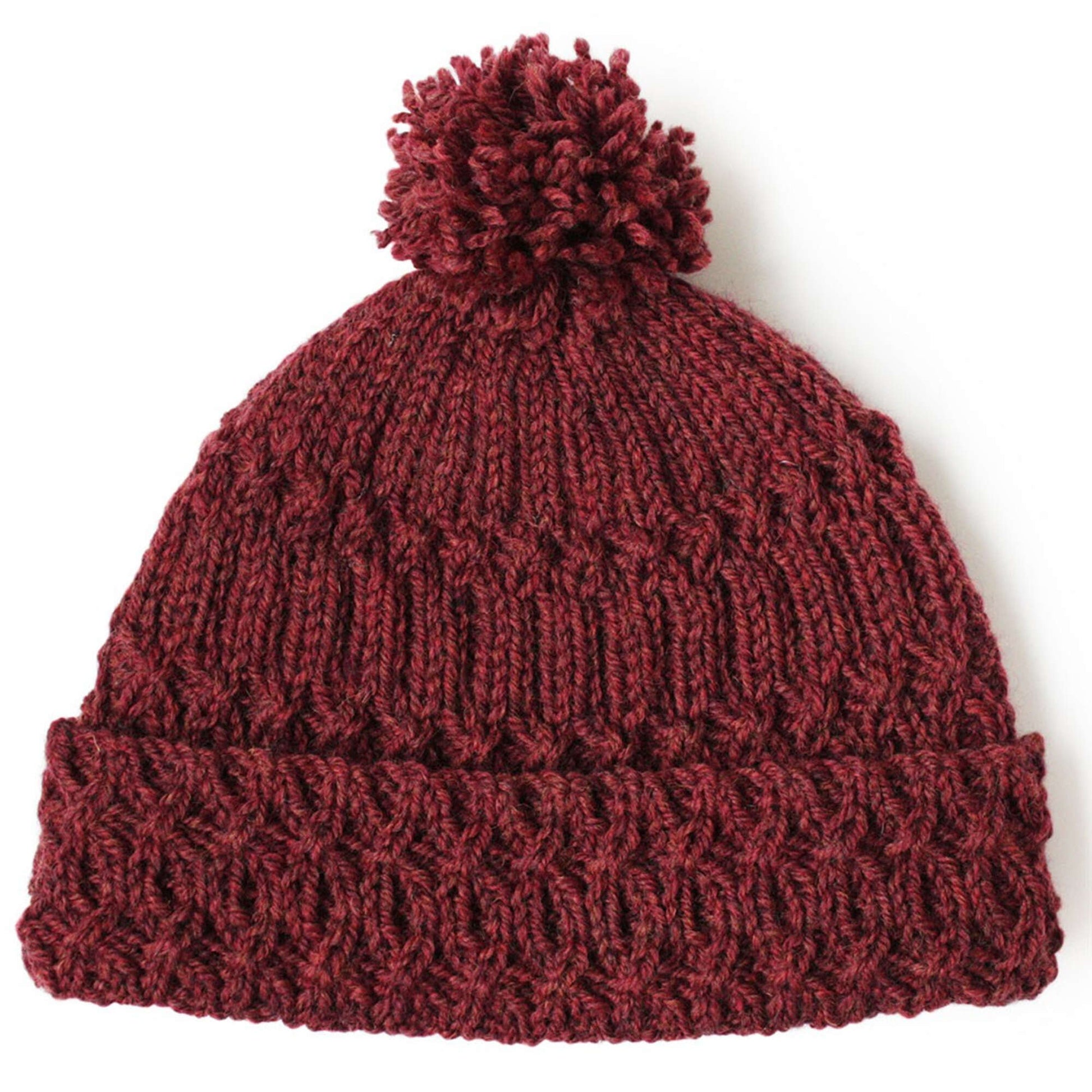 Free Patons Lattice Twist Hat Knitting Pattern | Yarnspirations