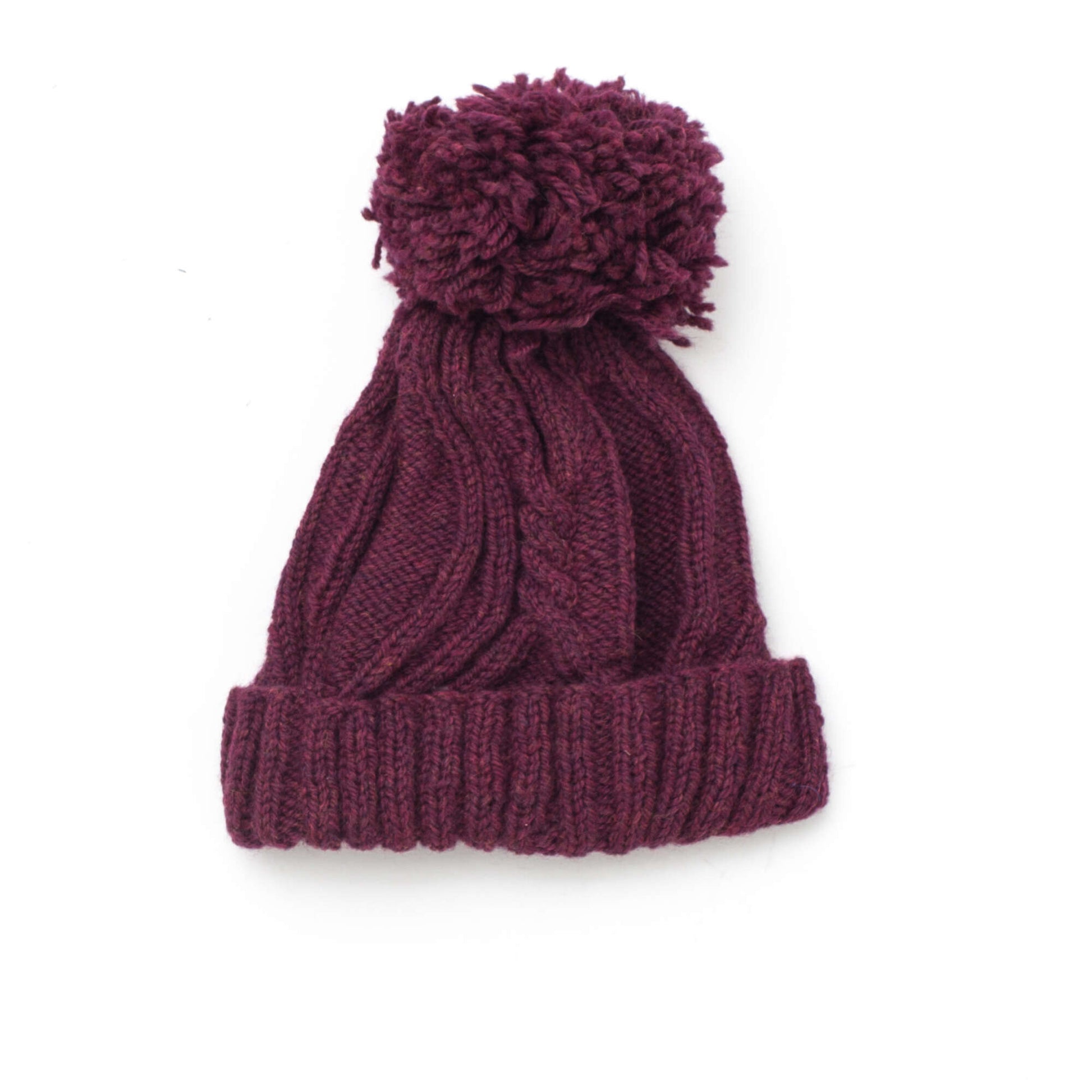 Free Patons Cable Traveller Hat Knitting Pattern | Yarnspirations