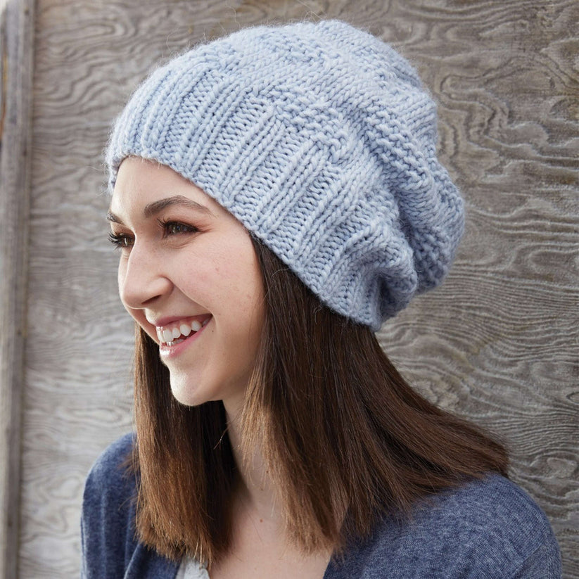 Free Easy Patons Polka Dot Hat Knitting Pattern | Yarnspirations