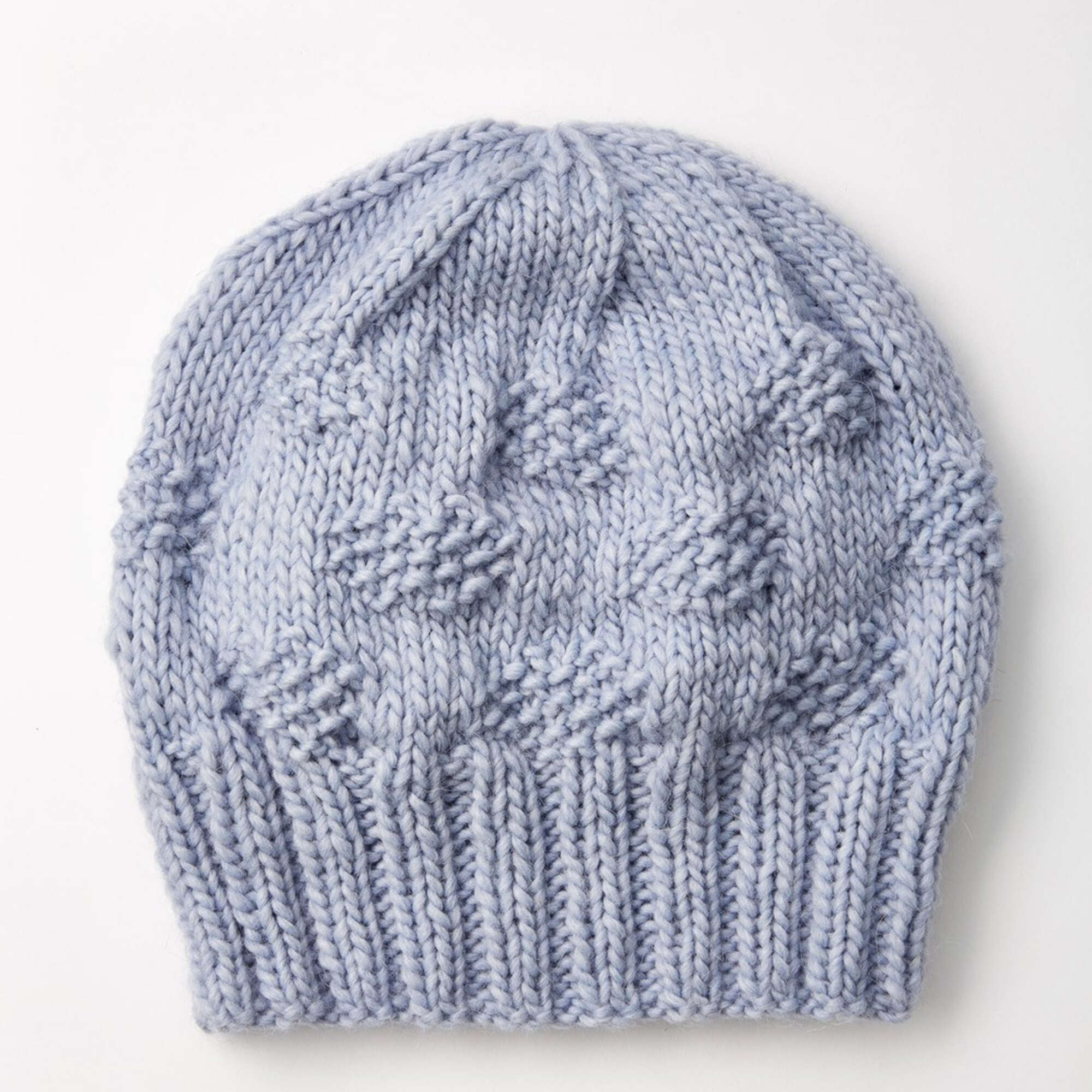 Free Easy Patons Polka Dot Hat Knitting Pattern | Yarnspirations