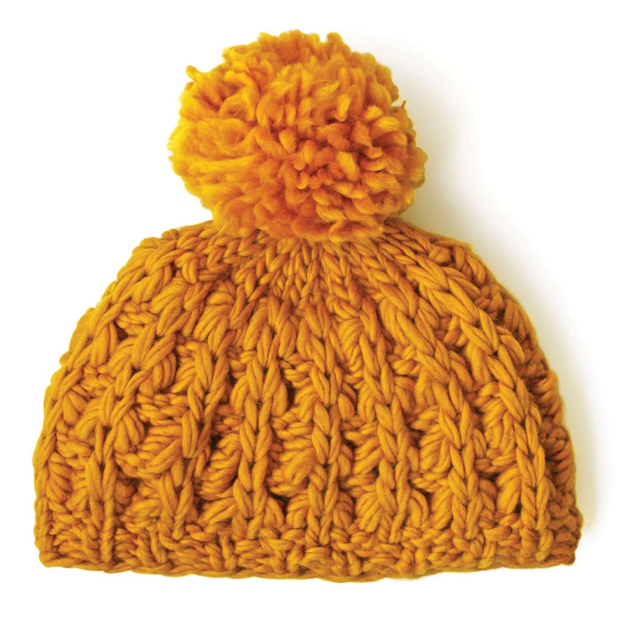 Free Easy Patons Giant Stitch Hat & Scarf Knitting Pattern | Yarnspirations