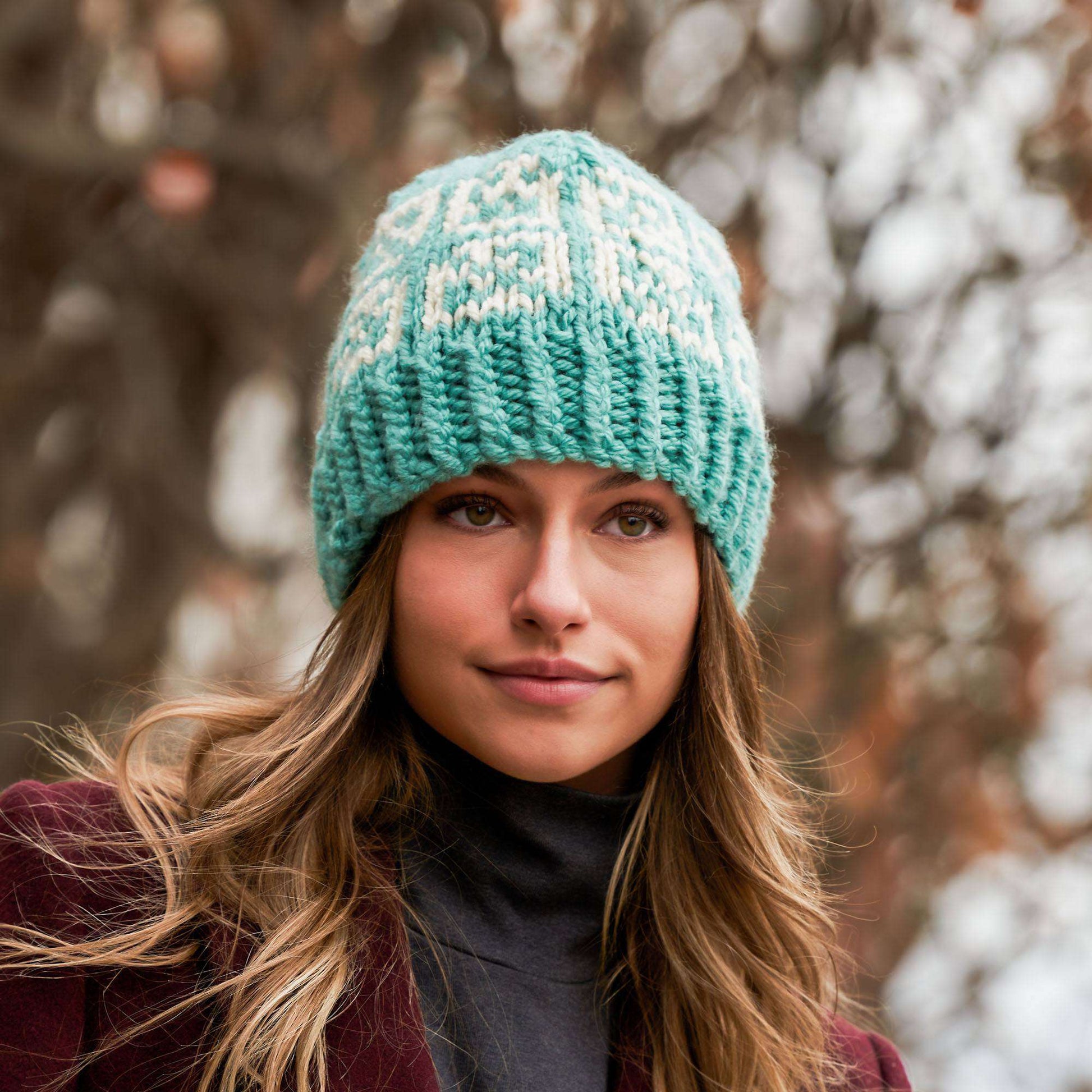Free Patons Guildwood Hat Knitting Pattern | Yarnspirations