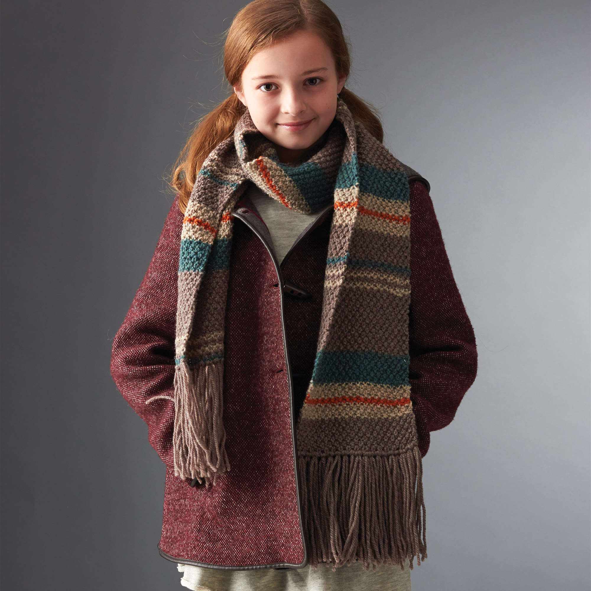 Free Easy Patons Liesel's Scarf Knitting Pattern | Yarnspirations