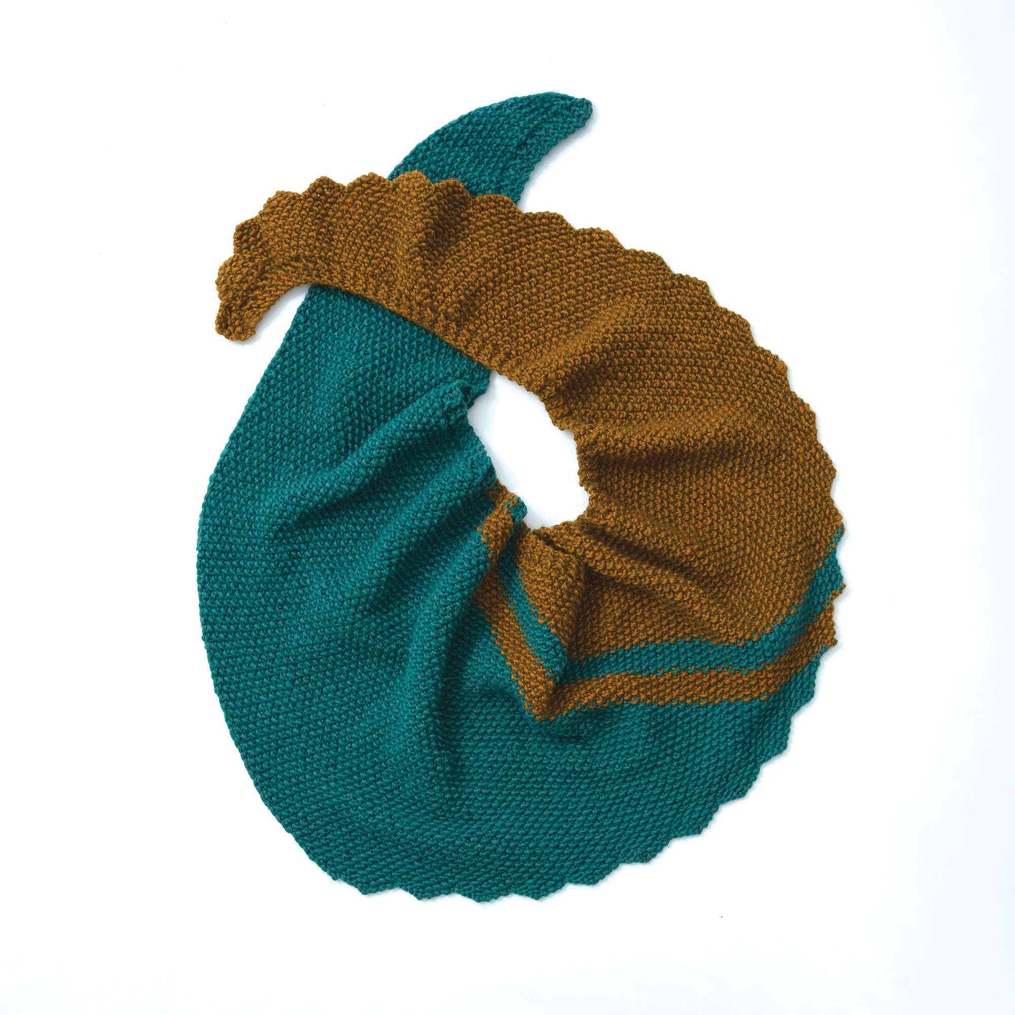 Free Easy Patons Slash Stripe Shawl Knitting Pattern | Yarnspirations