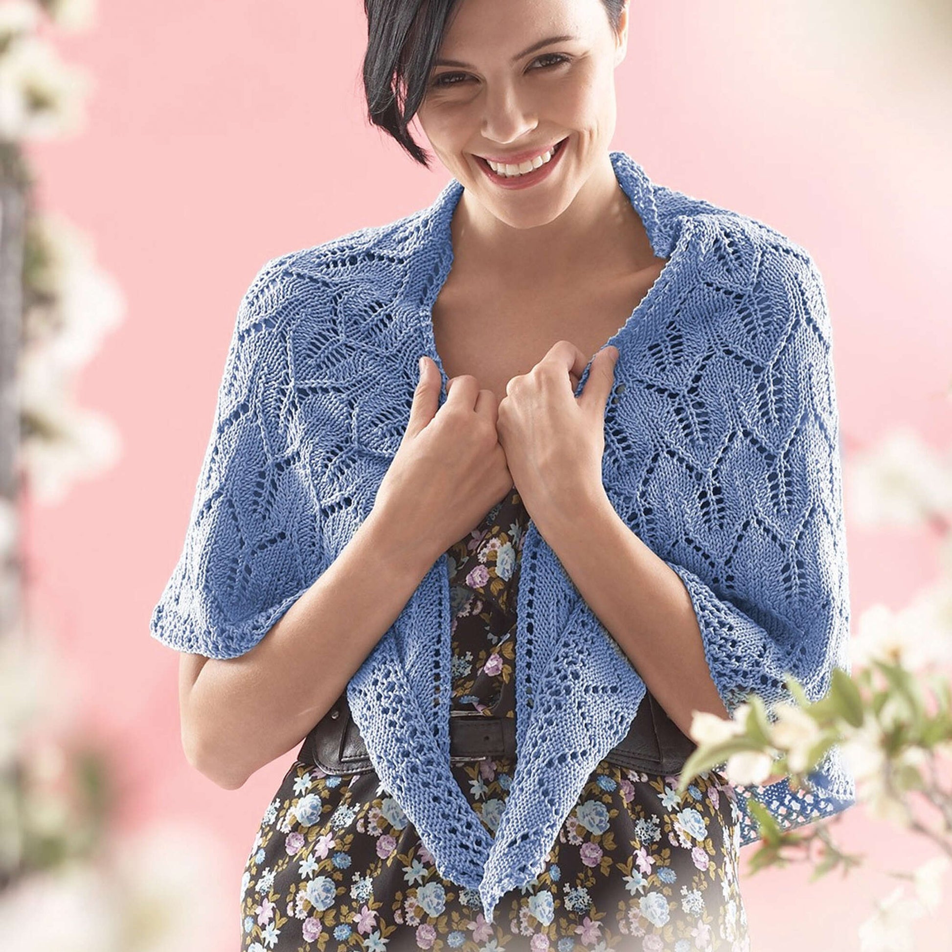 Free Patons Chevron Leaf Shawl Or Scarf Knitting Pattern | Yarnspirations