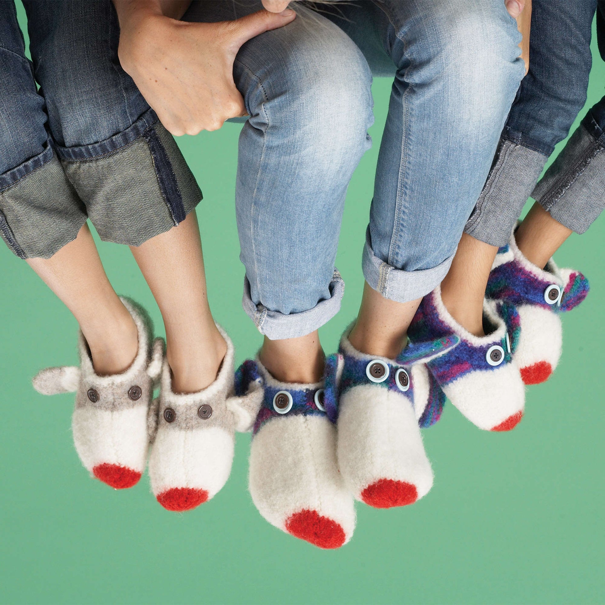 Felted Slippers Knitting Pattern