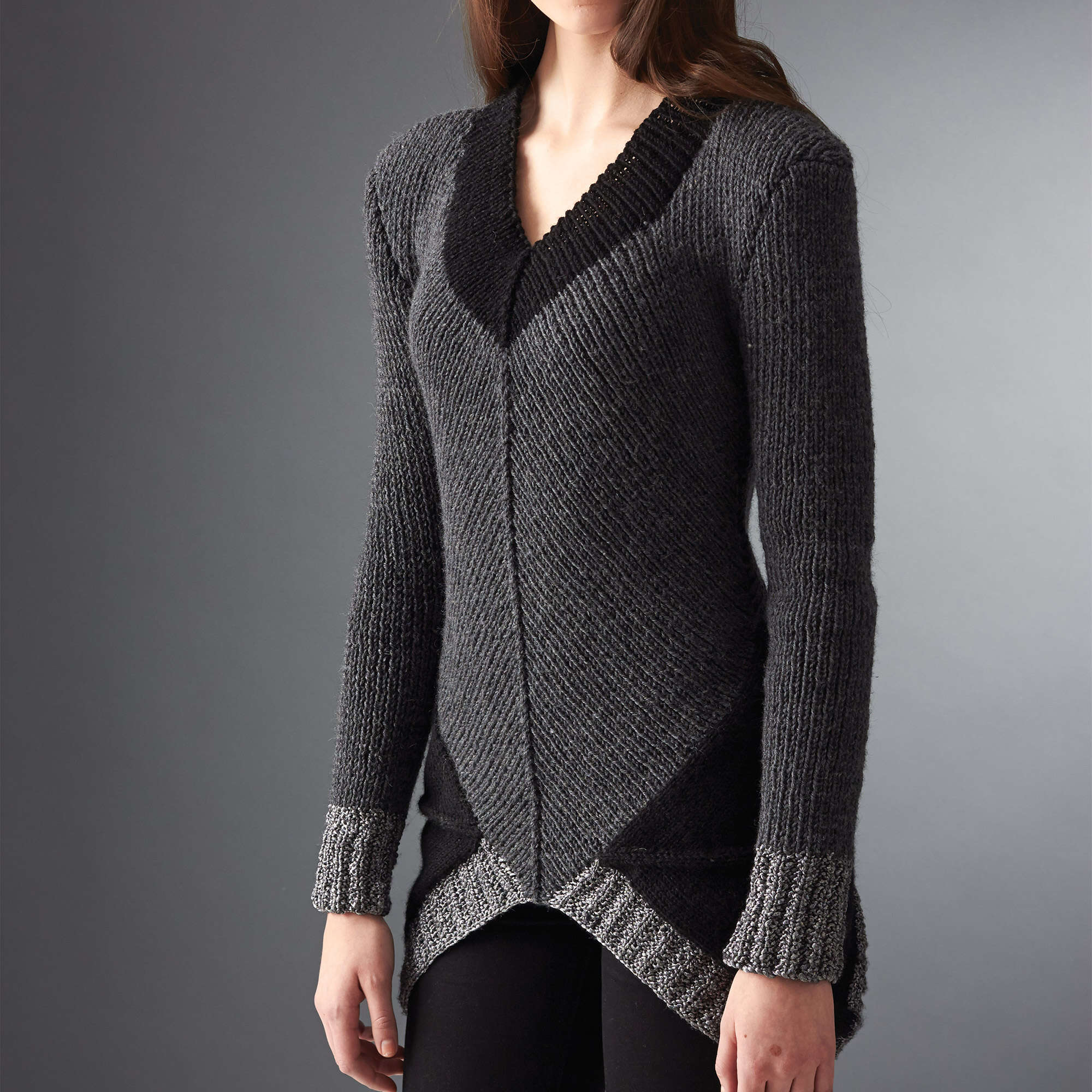 Free Experienced Patons District 12 Sweater Knitting Pattern ...