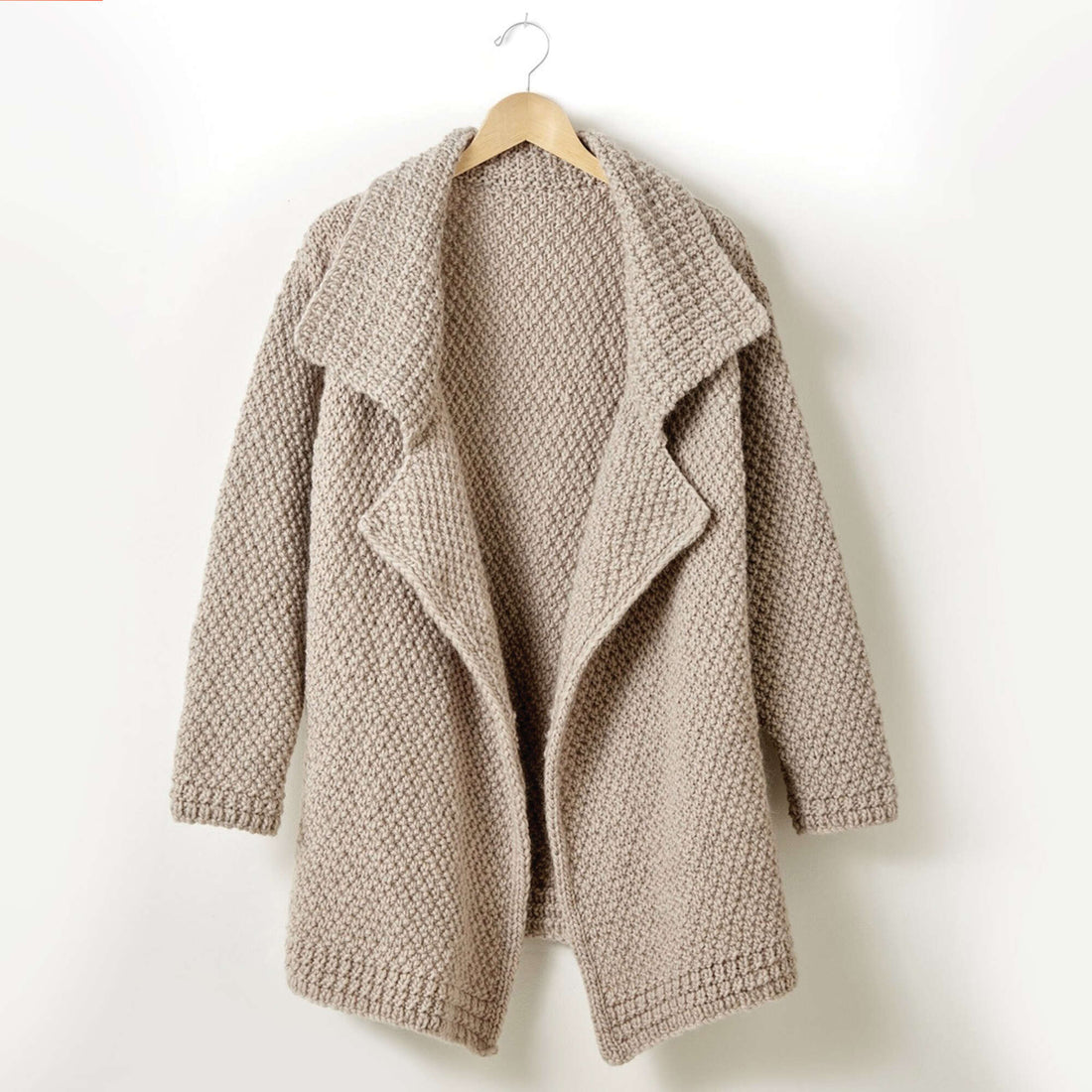 Patons Lapel Knit Cardigan | Yarnspirations