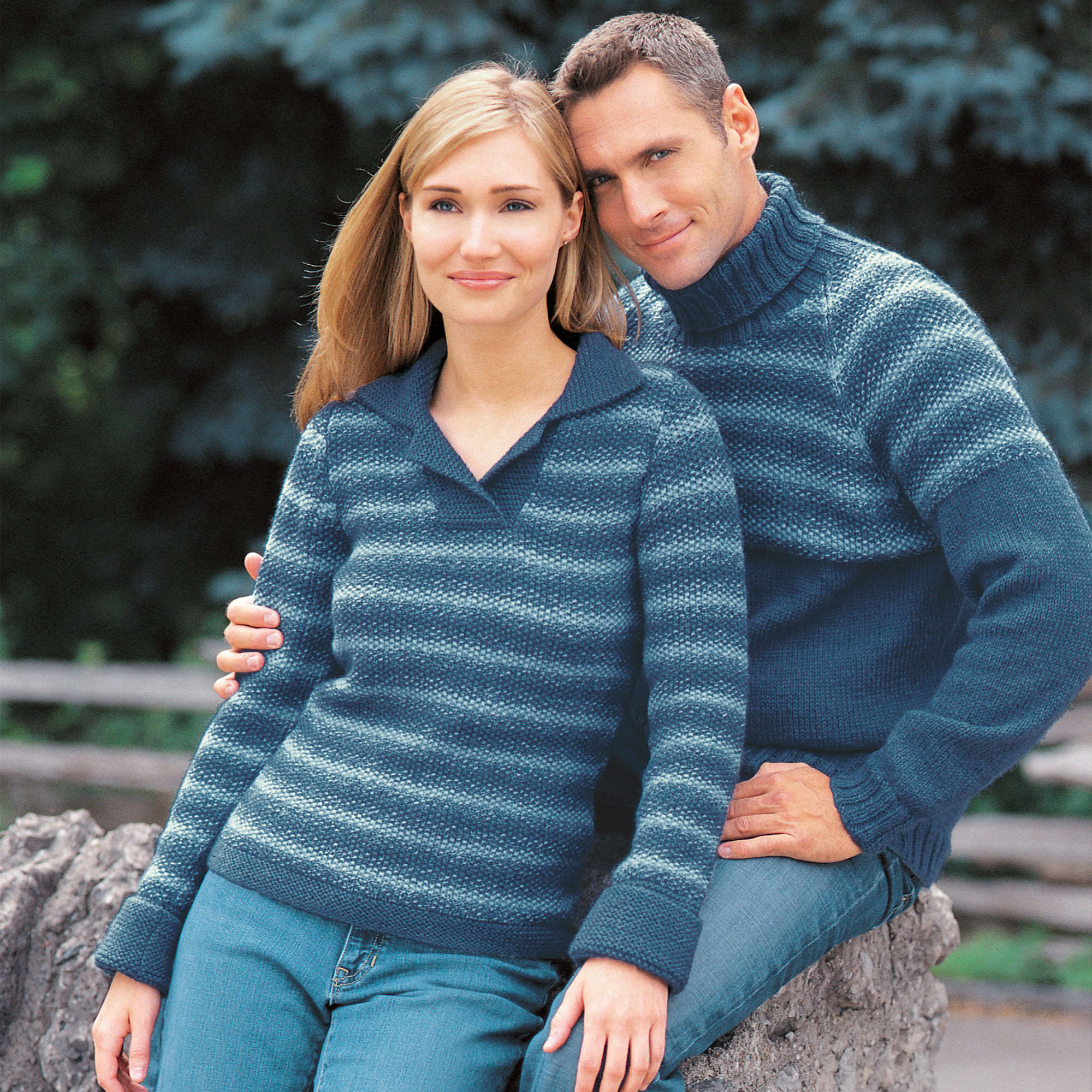 Free Patons Seed Stitch Stripes Knitting Pattern | Yarnspirations