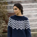 Free Patons Sharp Chevron Pullover Knitting Pattern | Yarnspirations