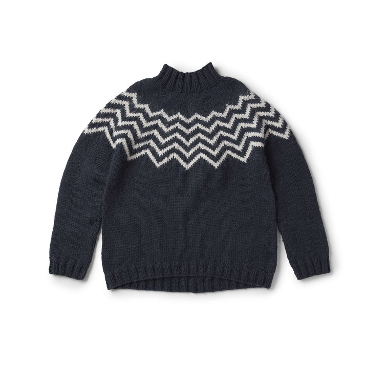 Patons Sharp Chevron Knit Pullover | Yarnspirations