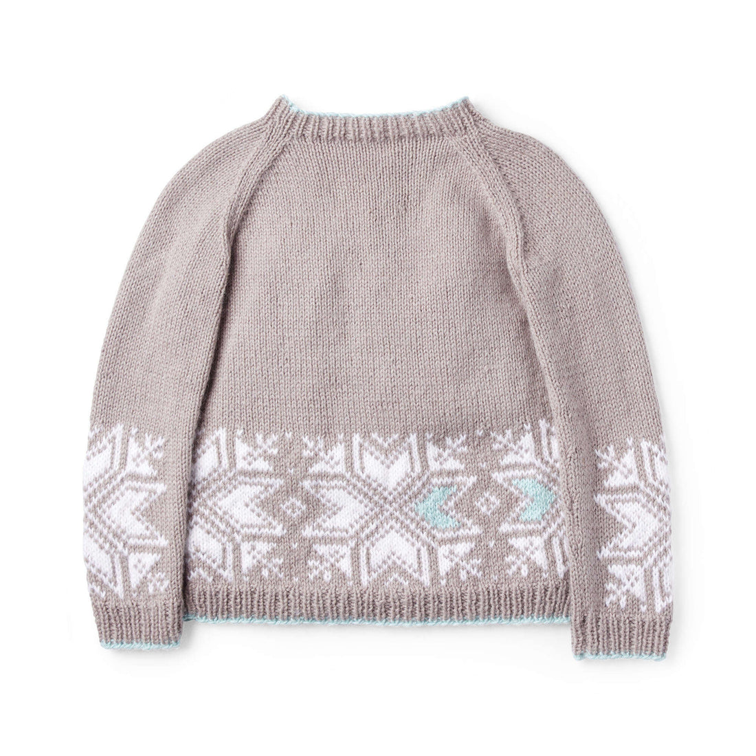 Free Patons Graphic Snowflake Sweater Knitting Pattern | Yarnspirations