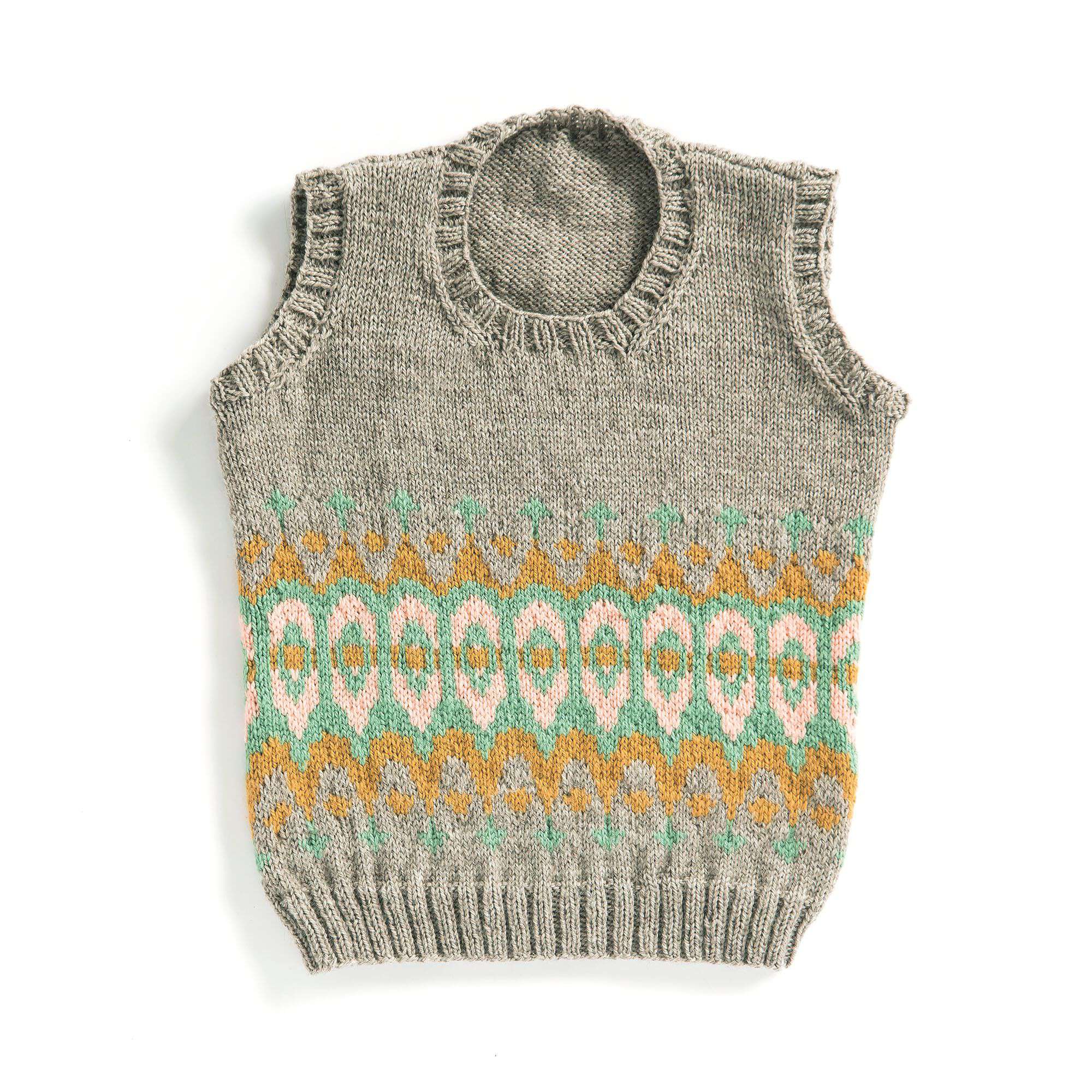 Free Patons High Park Vest Knitting Pattern | Yarnspirations