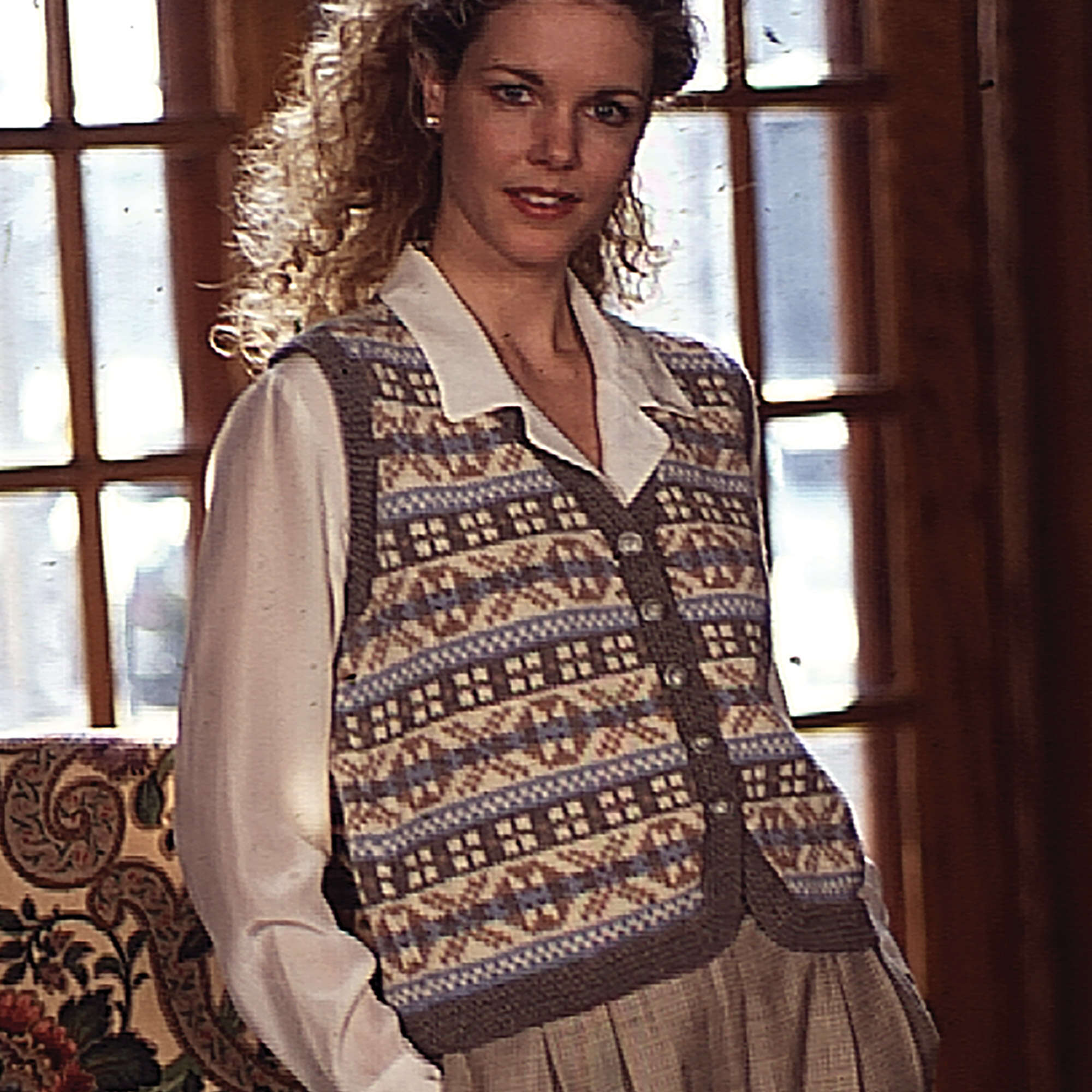 Free Patons Softly In Fair Isle Knitting Pattern | Yarnspirations