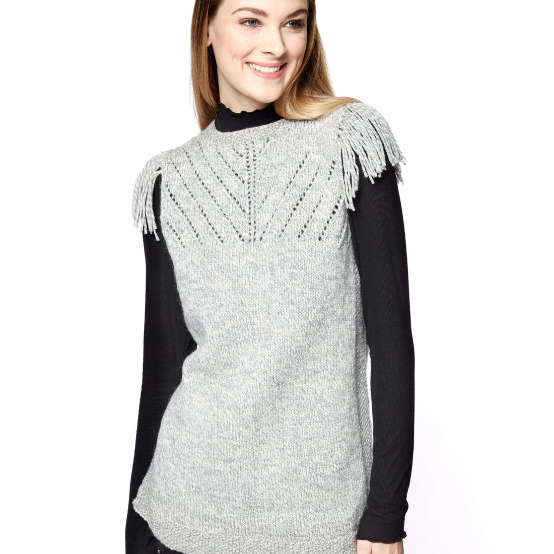 Free Patons Sleeveless Shell Knitting Pattern | Yarnspirations