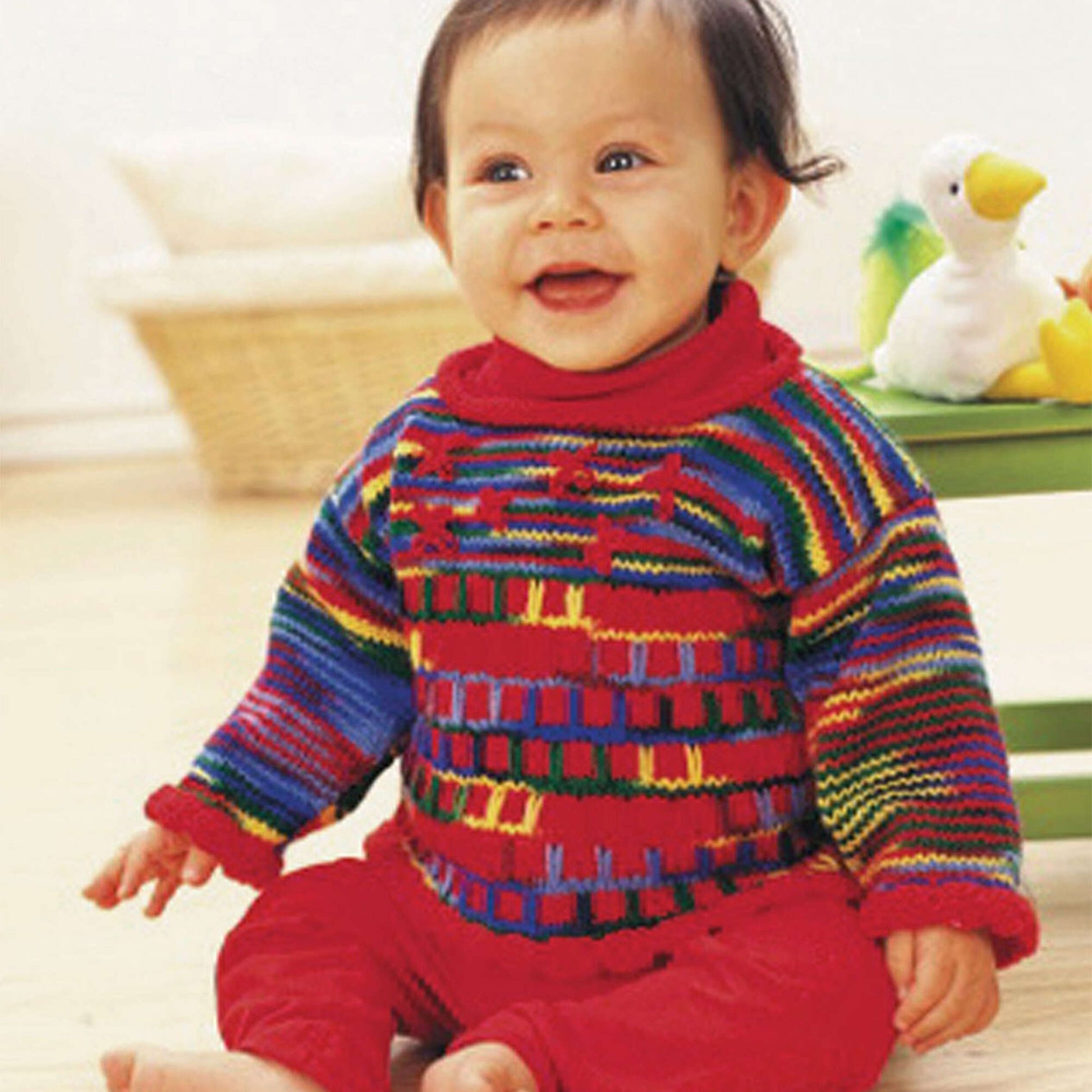 Free Easy Patons Sweet Red Tunic Knitting Pattern | Yarnspirations