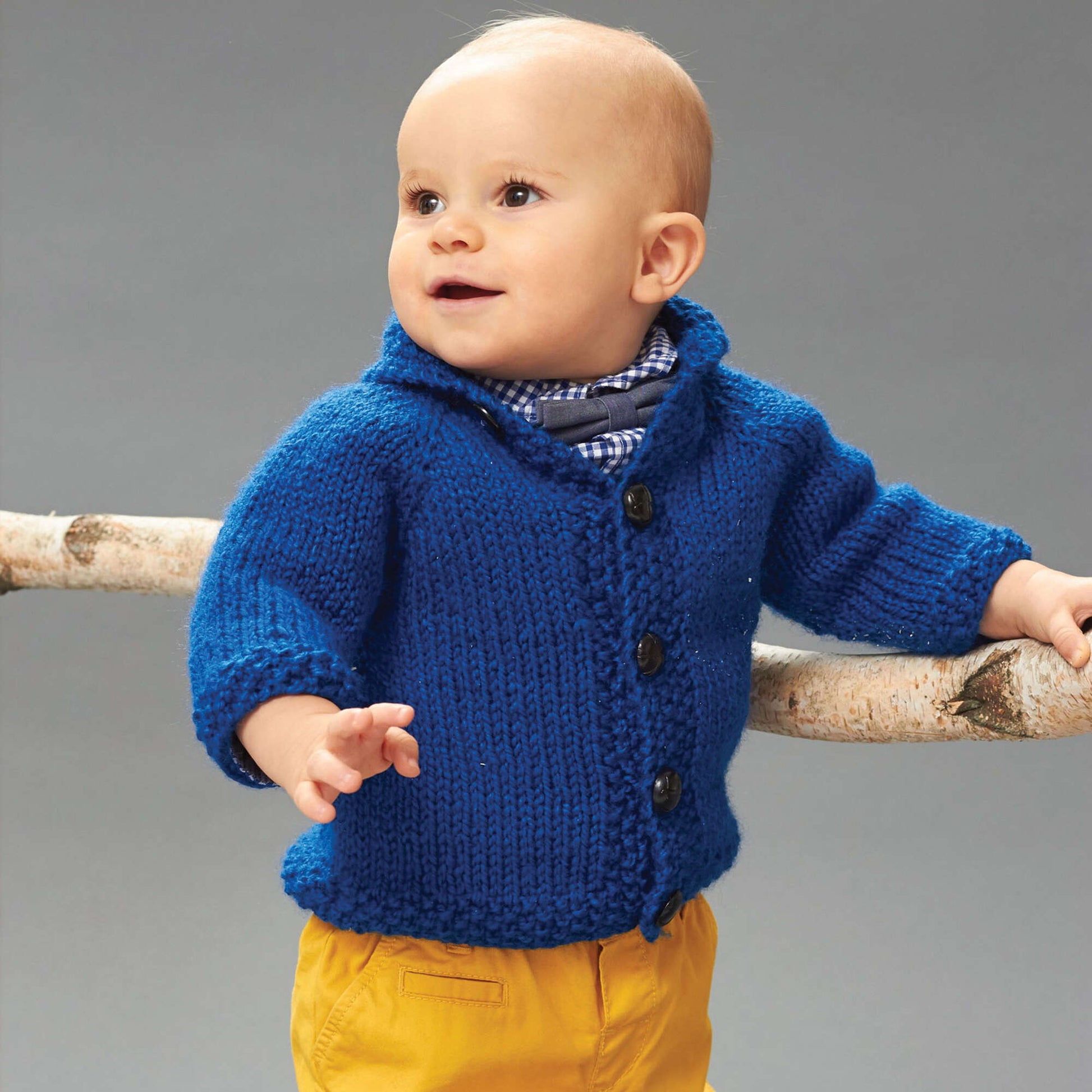 Free Patons Little Gentleman Jacket Knitting Pattern | Yarnspirations