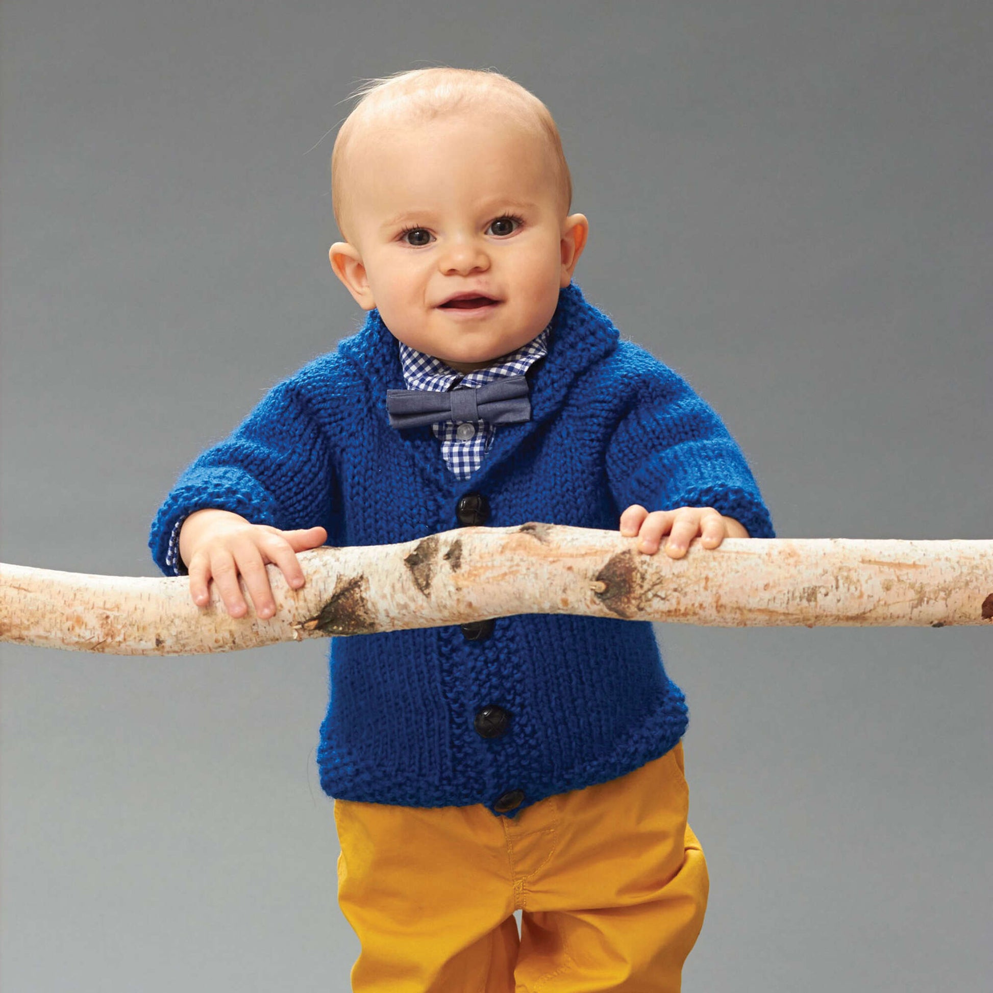 Free Patons Little Gentleman Jacket Knitting Pattern | Yarnspirations