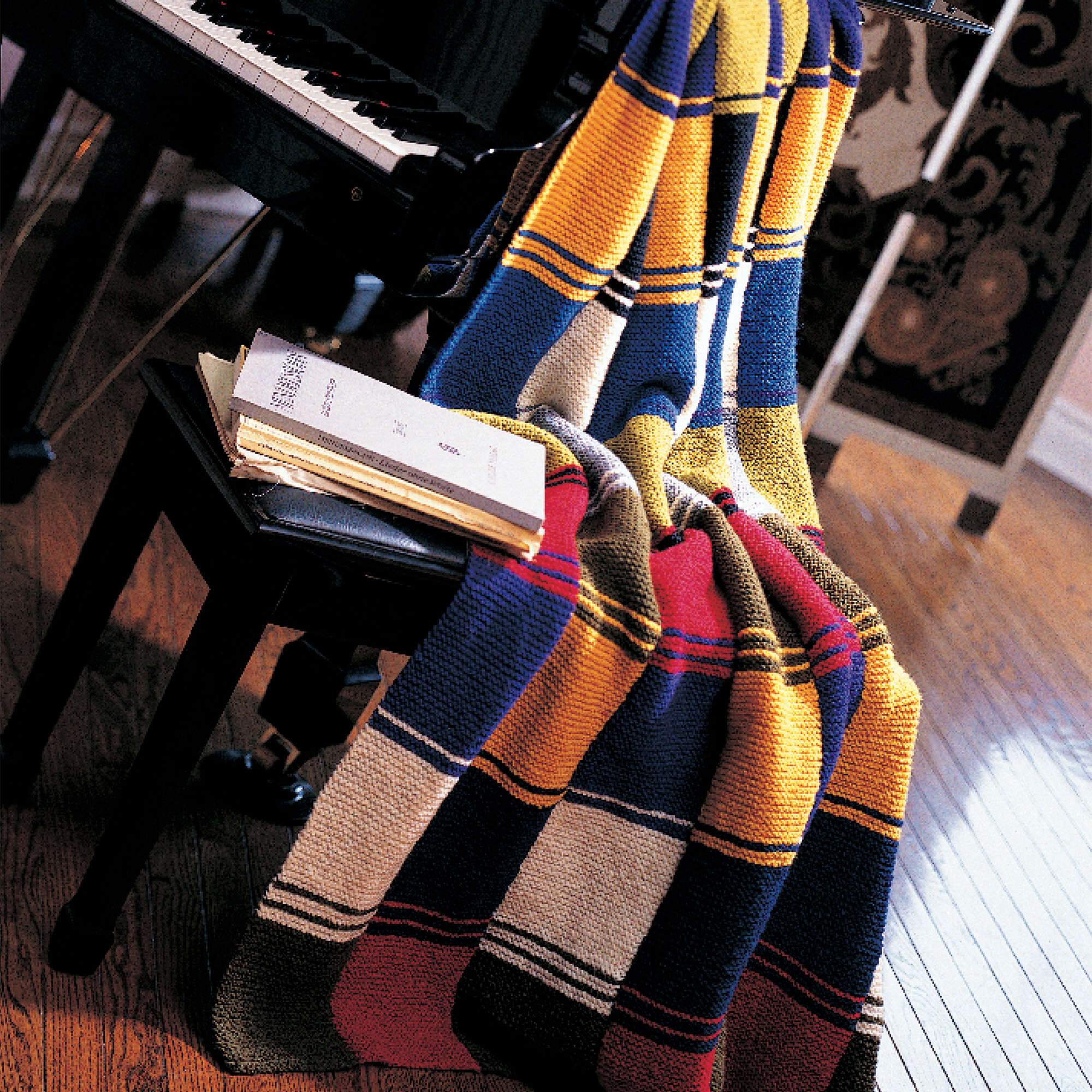 Free Beginner Patons Patchwork Strips Knitting Pattern | Yarnspirations