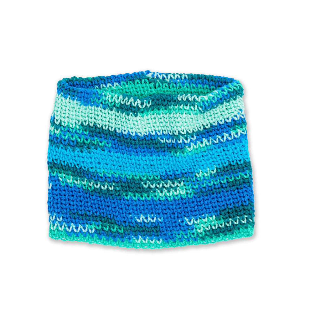 Free Easy Red Heart Color Block Smart Cowl Crochet Pattern | Yarnspirations