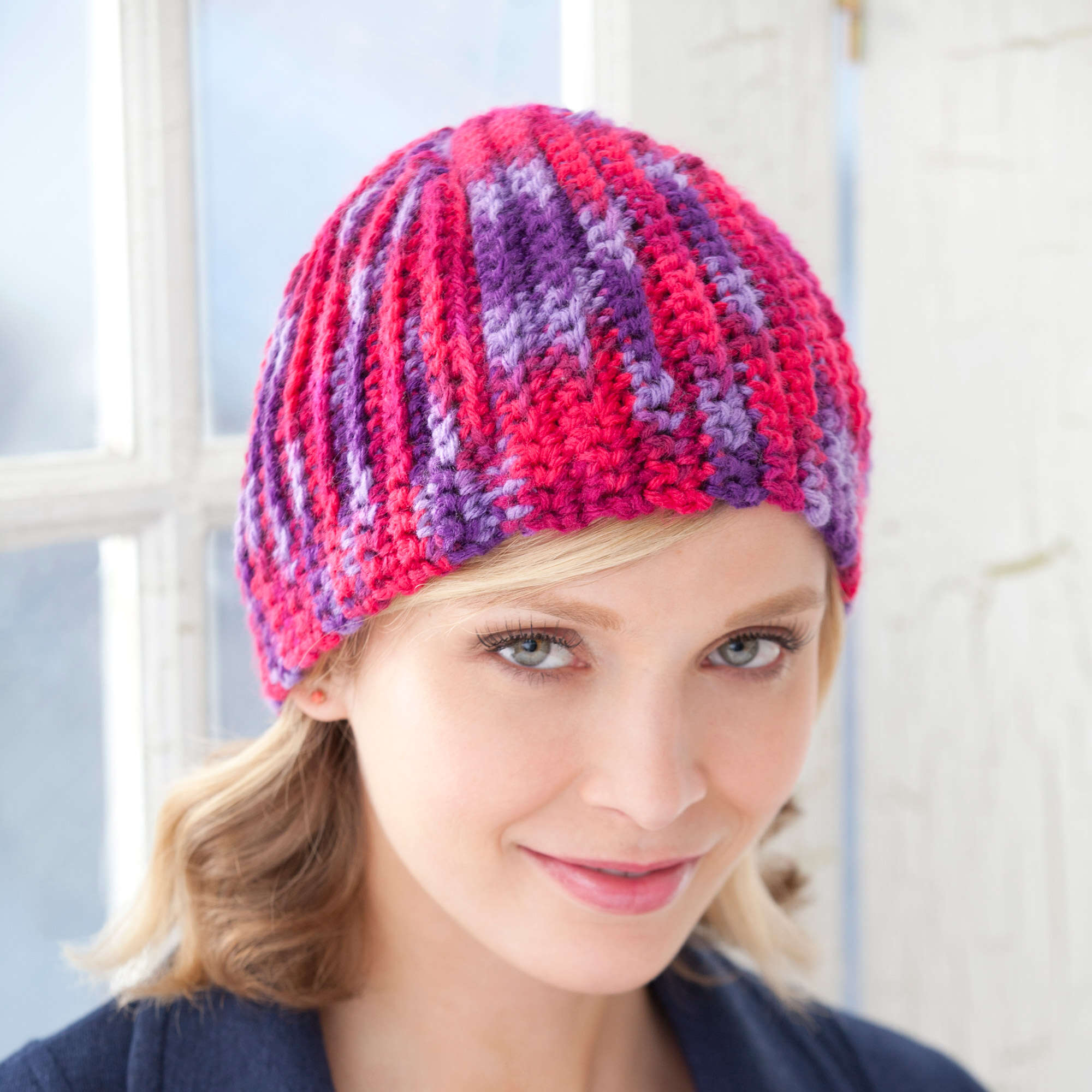 Free Red Heart Martha Beanie Pattern | Yarnspirations