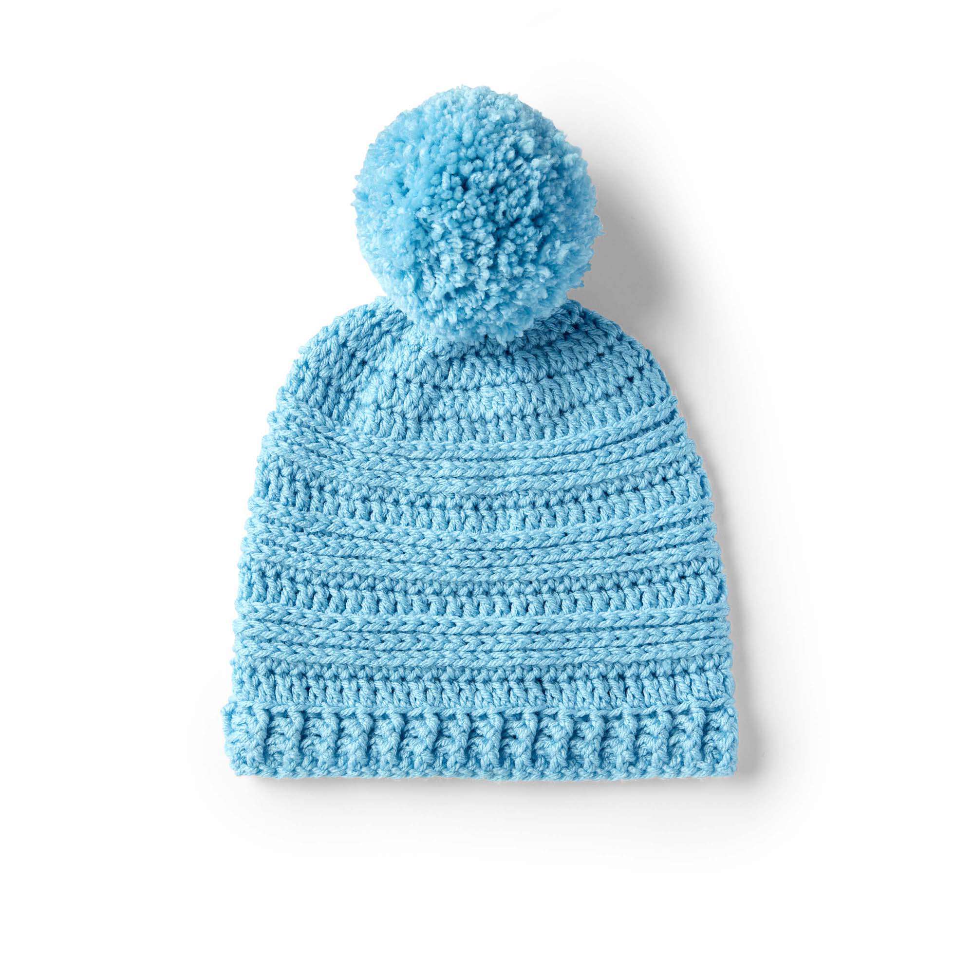 Free Red Heart for Warmth Horizon Hat Crochet Pattern | Yarnspirations