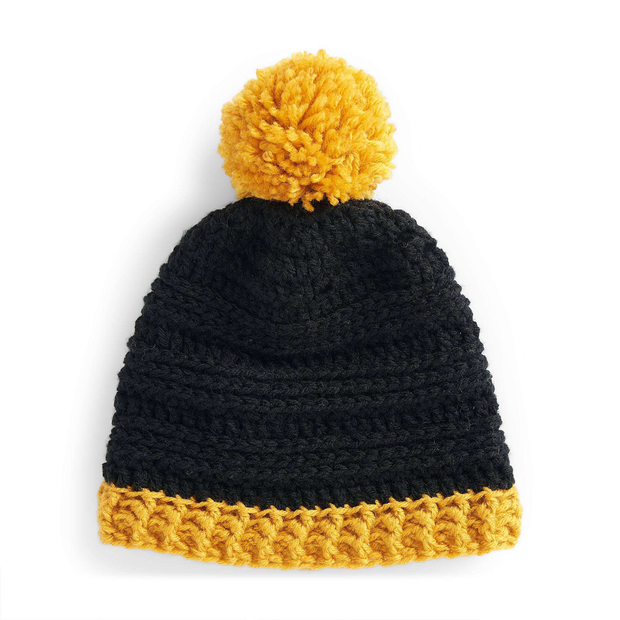 Free Red Heart Team Colors Hat Crochet Pattern | Yarnspirations