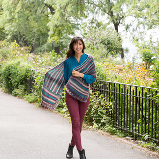 Free Red Heart Wrapped In Elegance Scarf Crochet Pattern | Yarnspirations