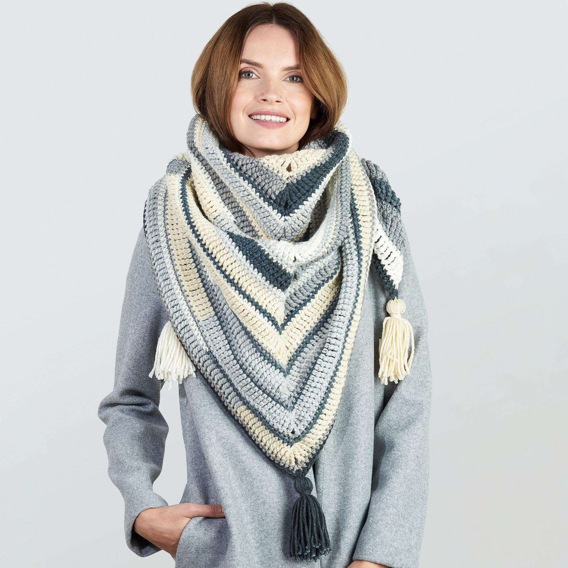 Red Heart Speedy & Snug Crochet Shawl | Yarnspirations