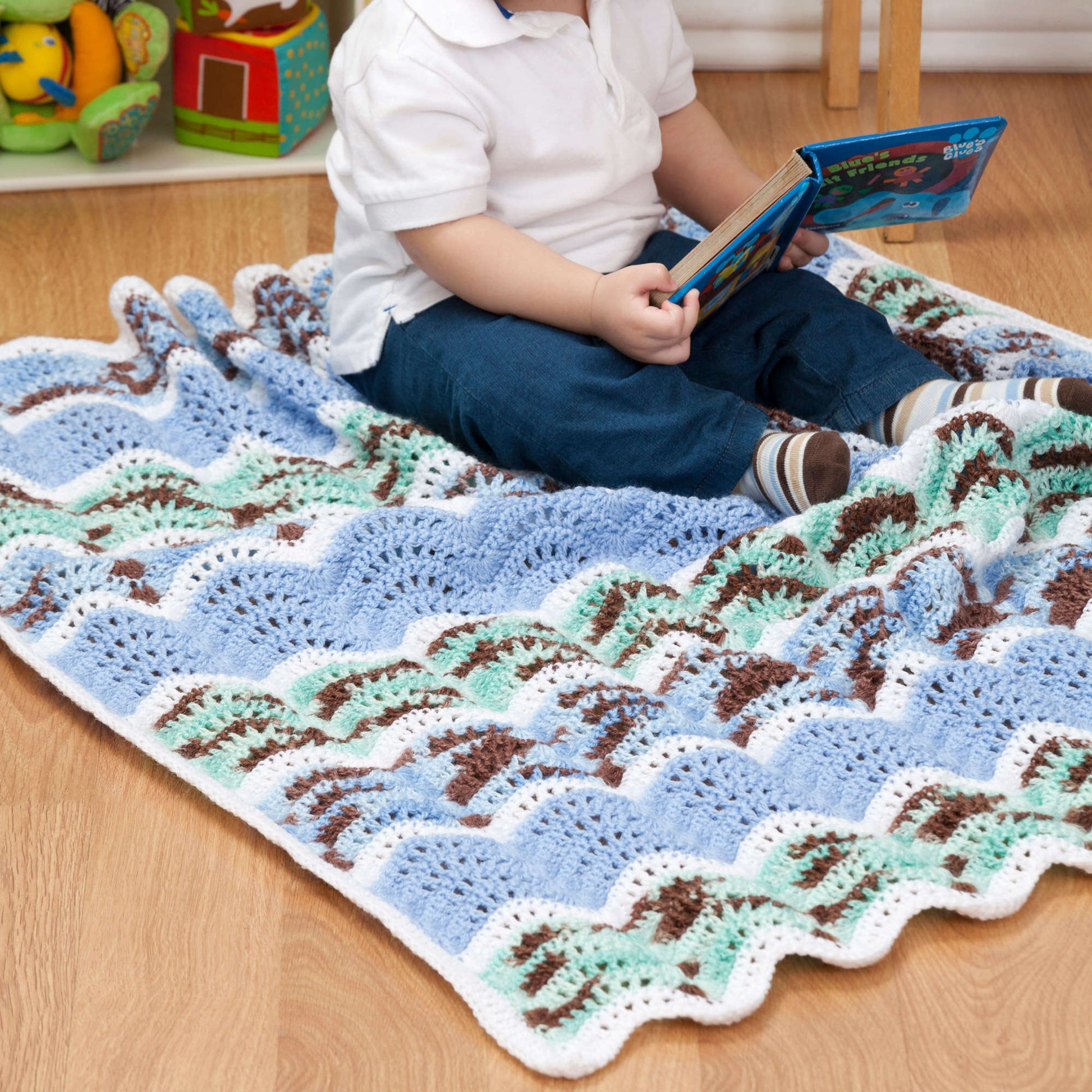 Easy Baby Ripple Afghan Crochet Pattern Ripple Afghan (Crochet)