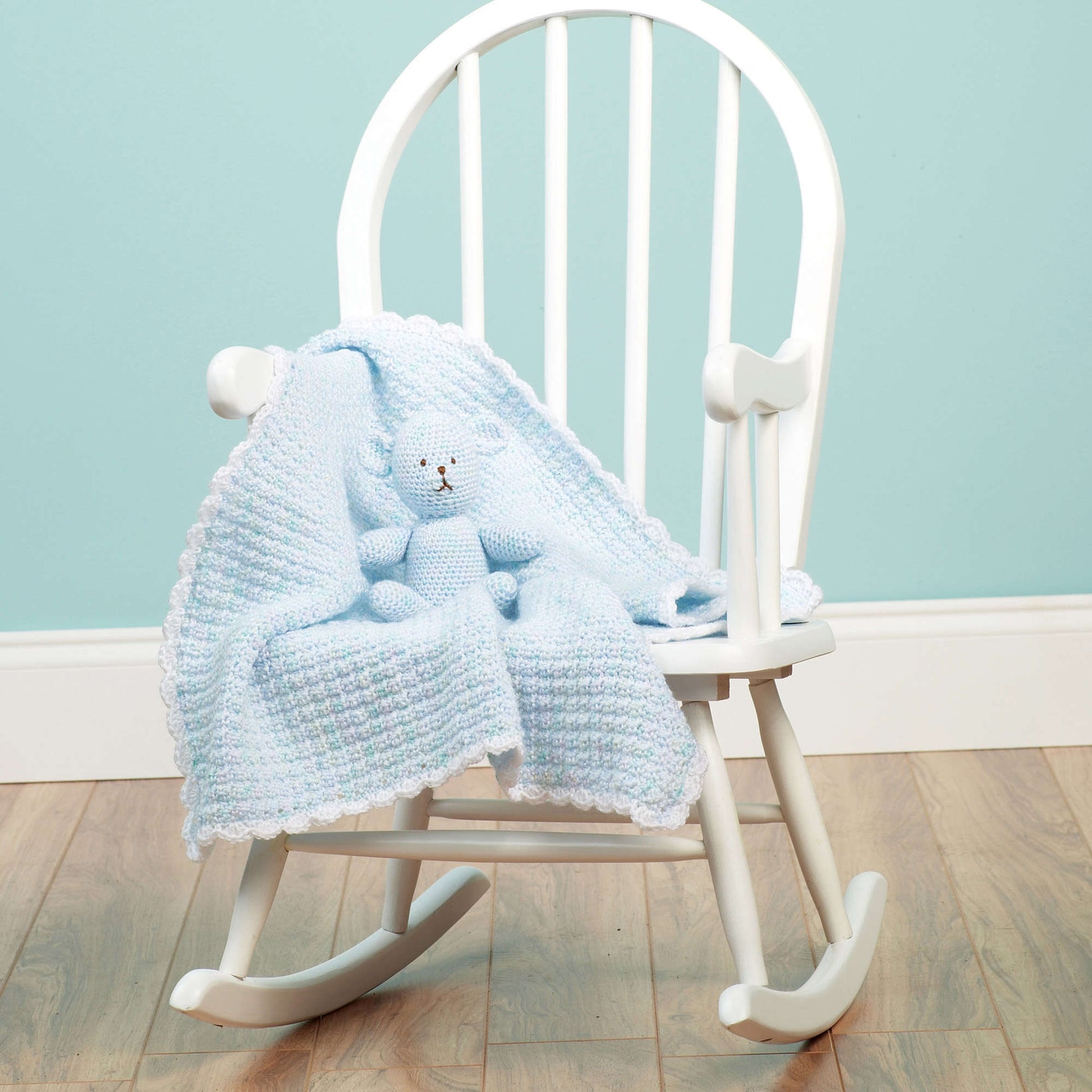 Free Easy Red Heart Teddy Lovey Crochet Pattern | Yarnspirations