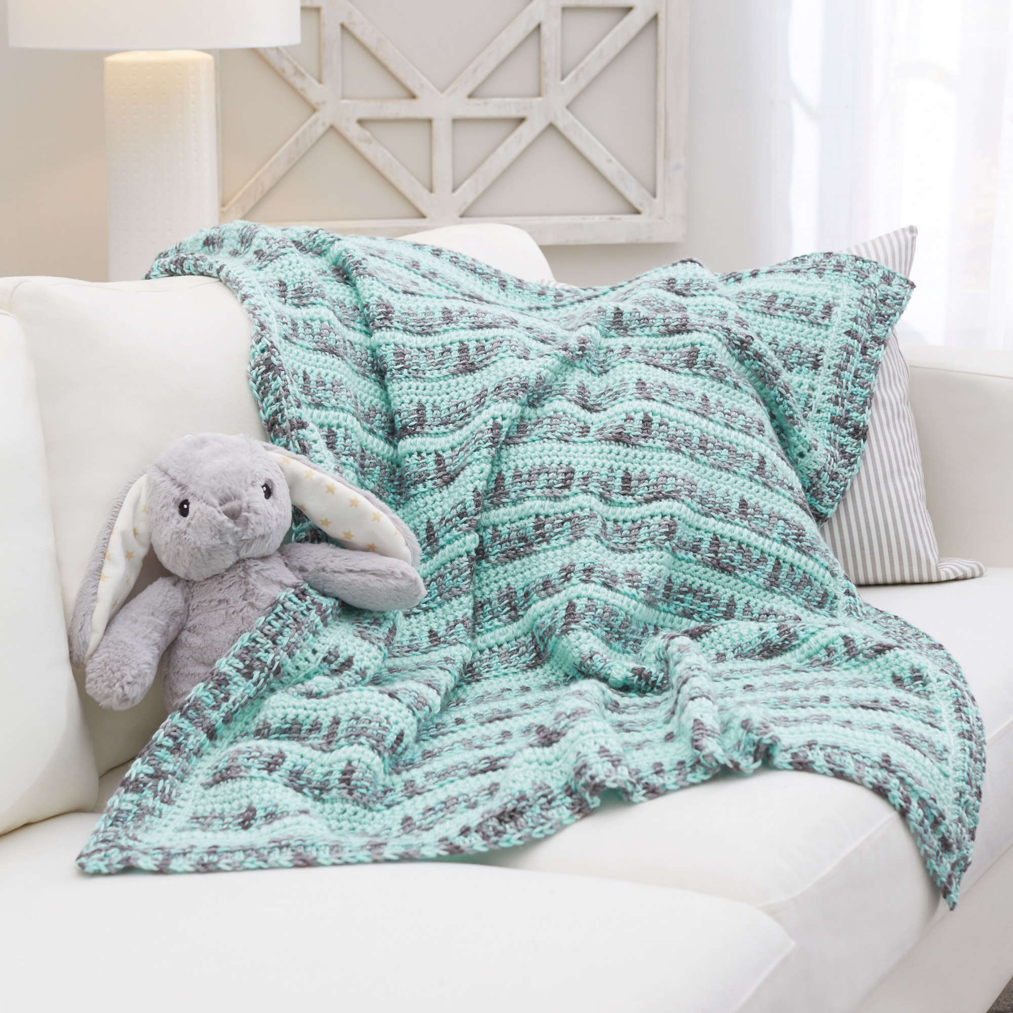Free Red Heart Perfect Cuddles Crochet Baby Blanket Pattern ...