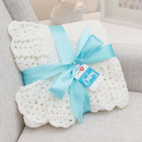 Free Red Heart Lace Crochet Baby Blanket Pattern | Yarnspirations
