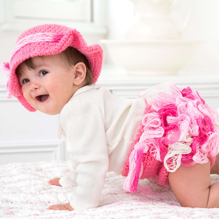 Red Heart Country Baby Diaper Cover & Hat | Yarnspirations