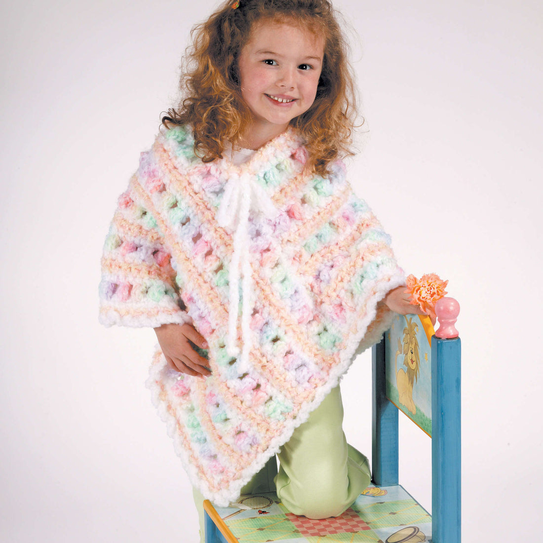 Free Red Heart Poncho Crochet Pattern | Yarnspirations