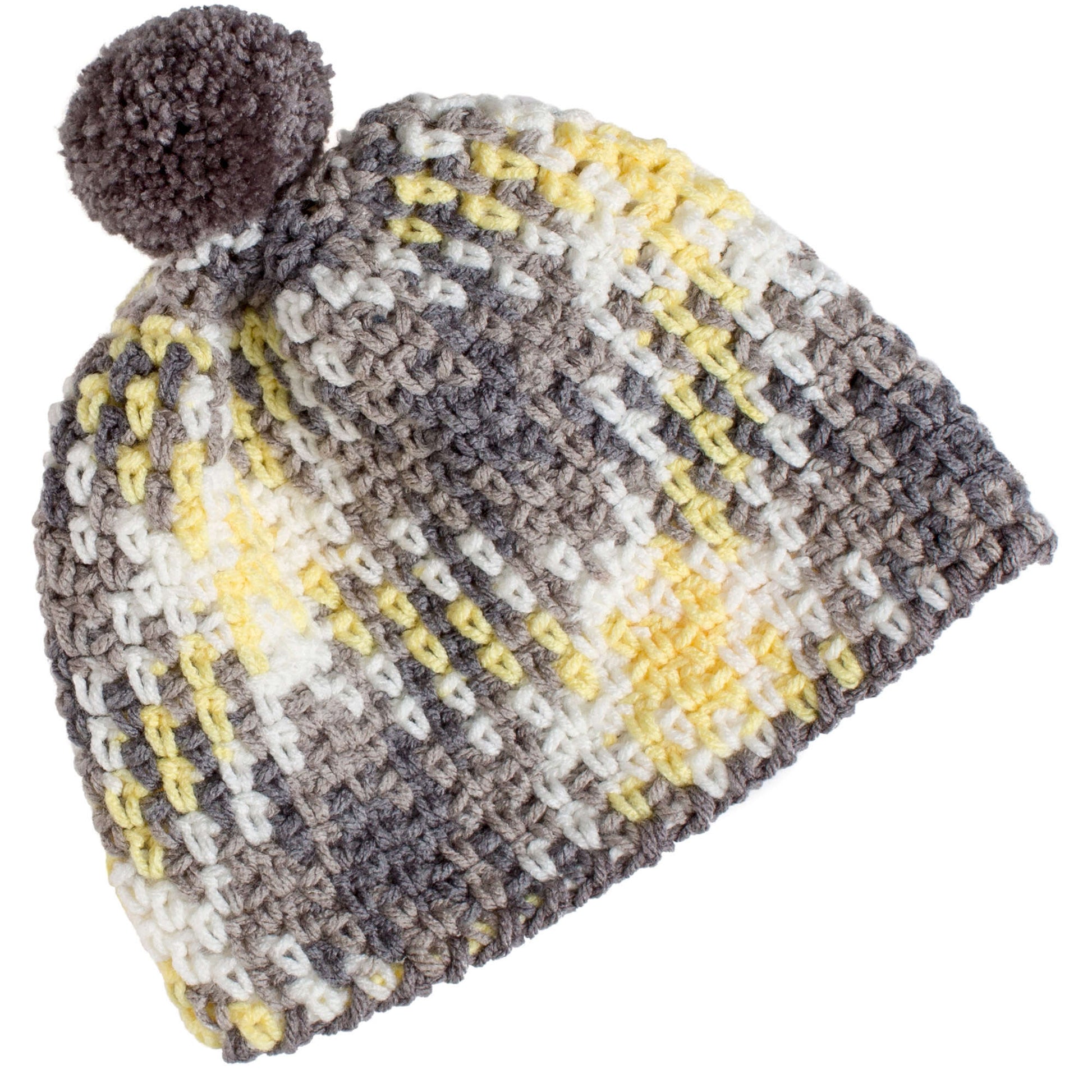 Free Easy Red Heart Planned Pooling Argyle Hat Crochet Pattern ...