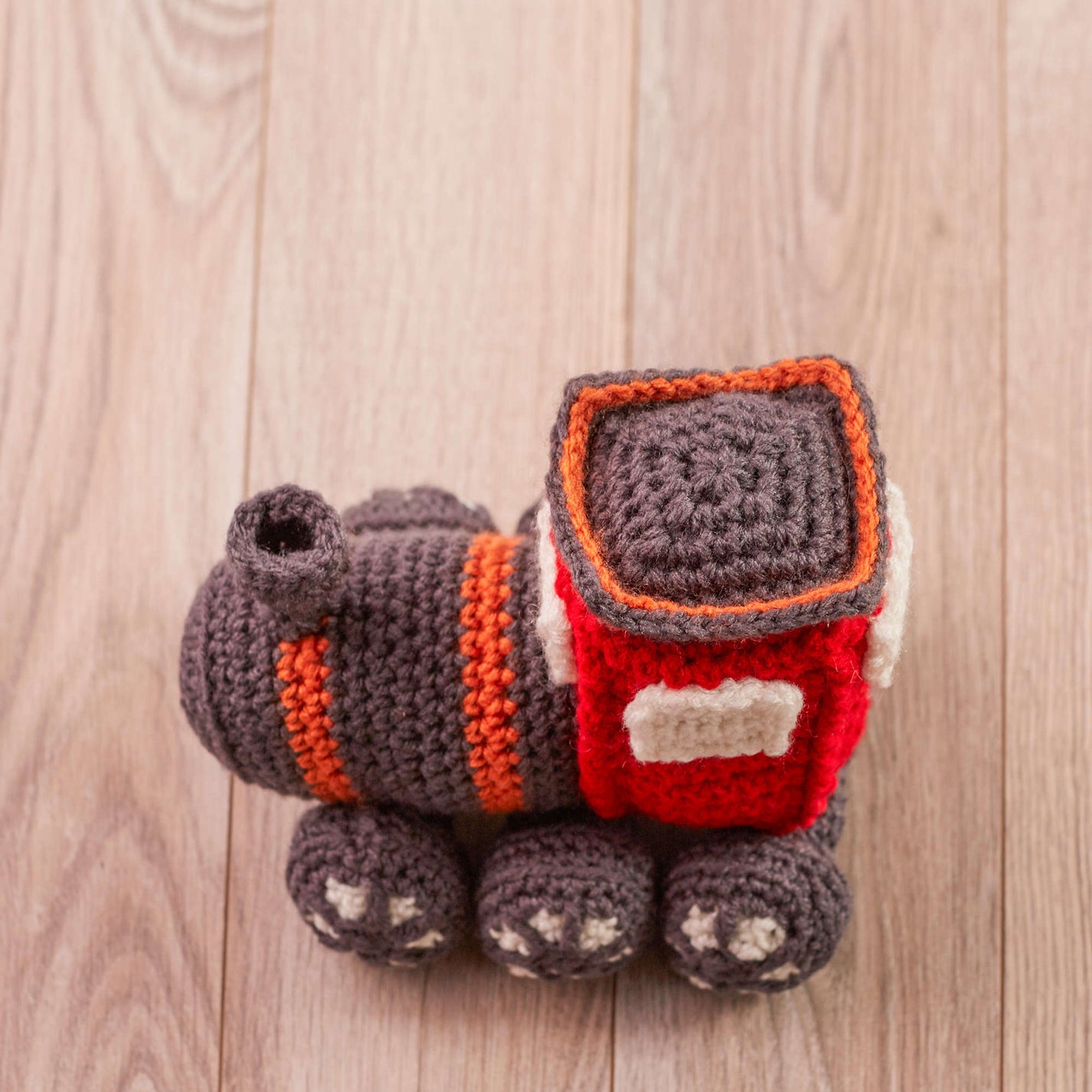 Free Easy Red Heart Name Train Crochet Pattern | Yarnspirations