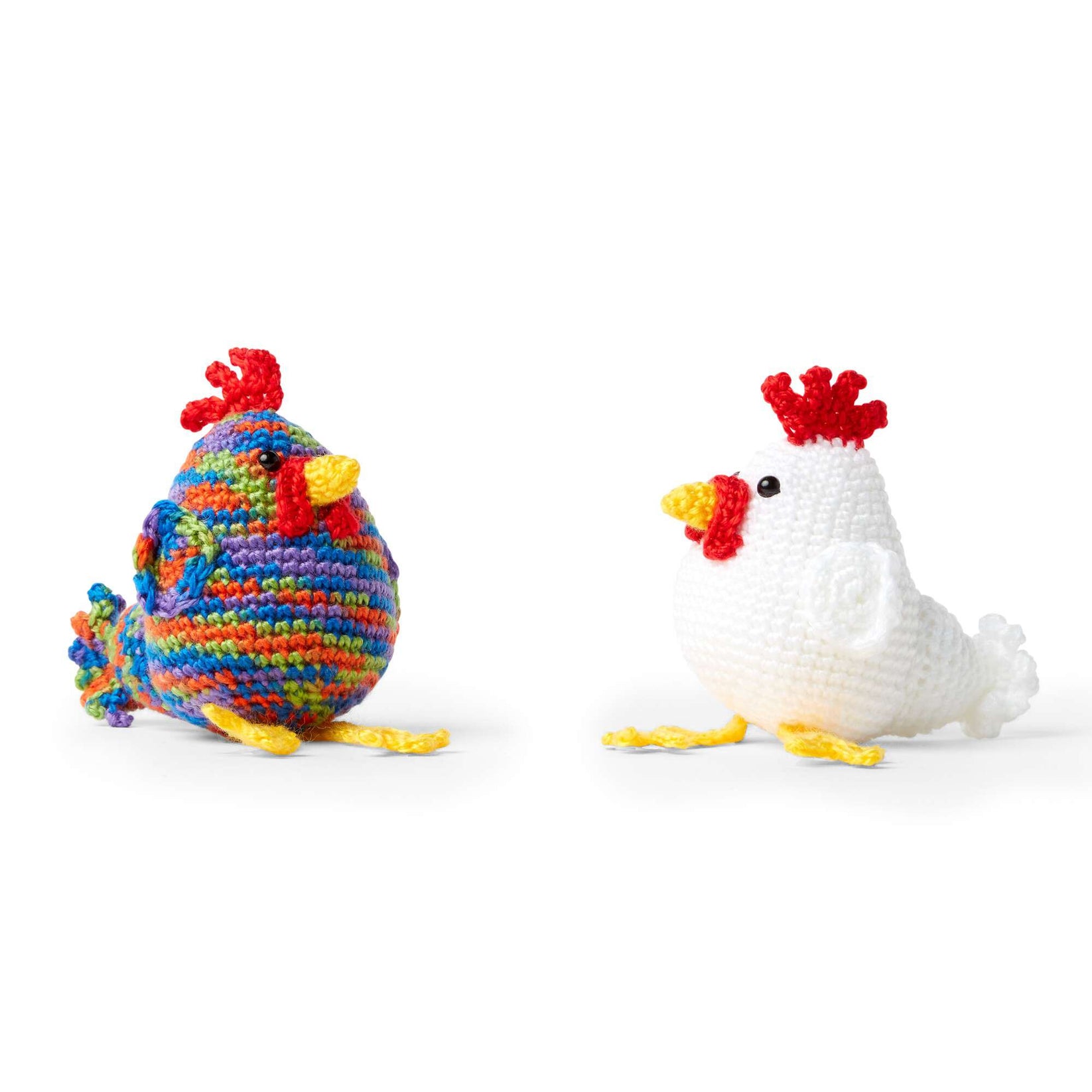 Free Red Heart Crochet Chicken Rooster Pattern | Yarnspirations