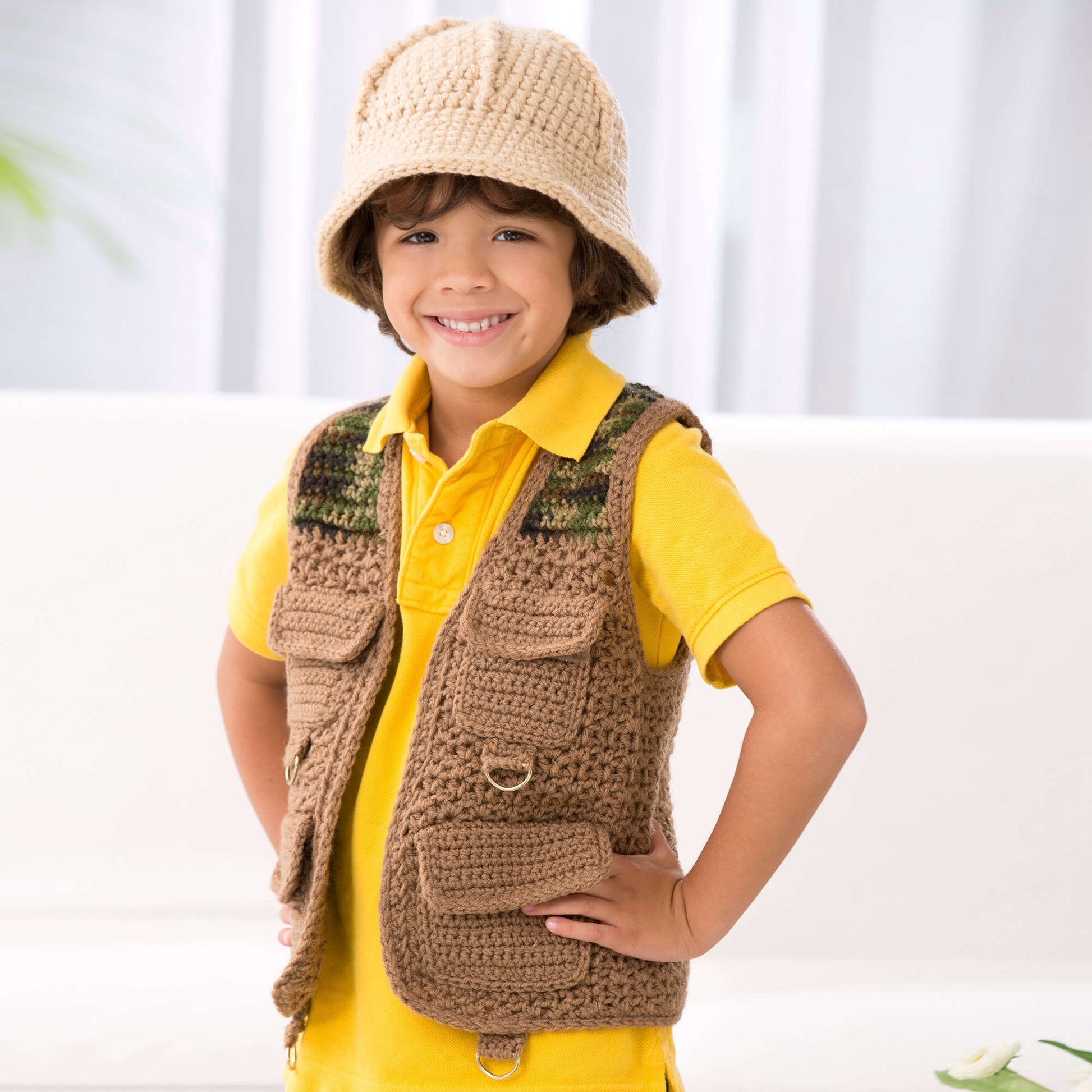 Red Heart Pith Helmet | Yarnspirations