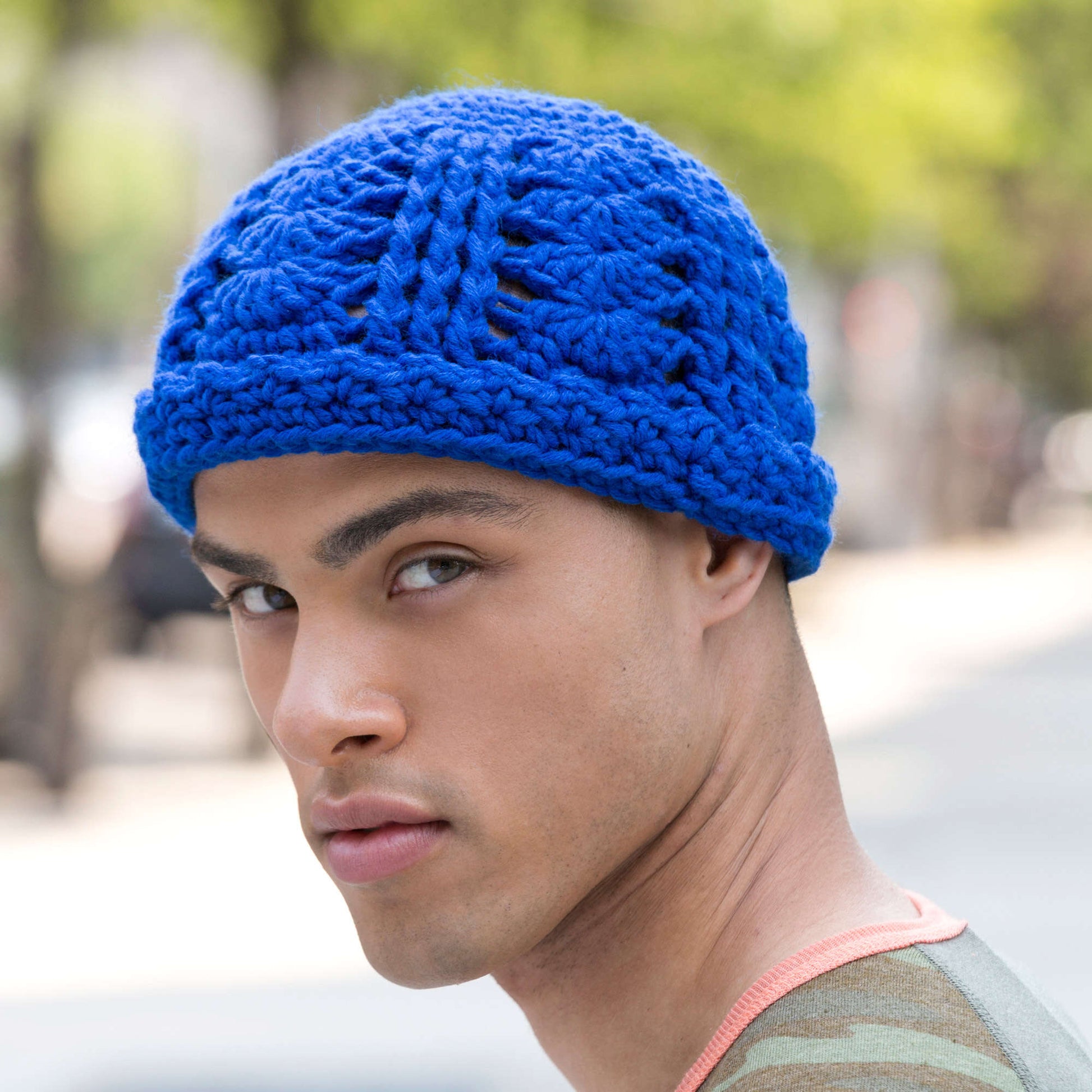 Free Red Heart Beanie with a Dash Crochet Pattern | Yarnspirations